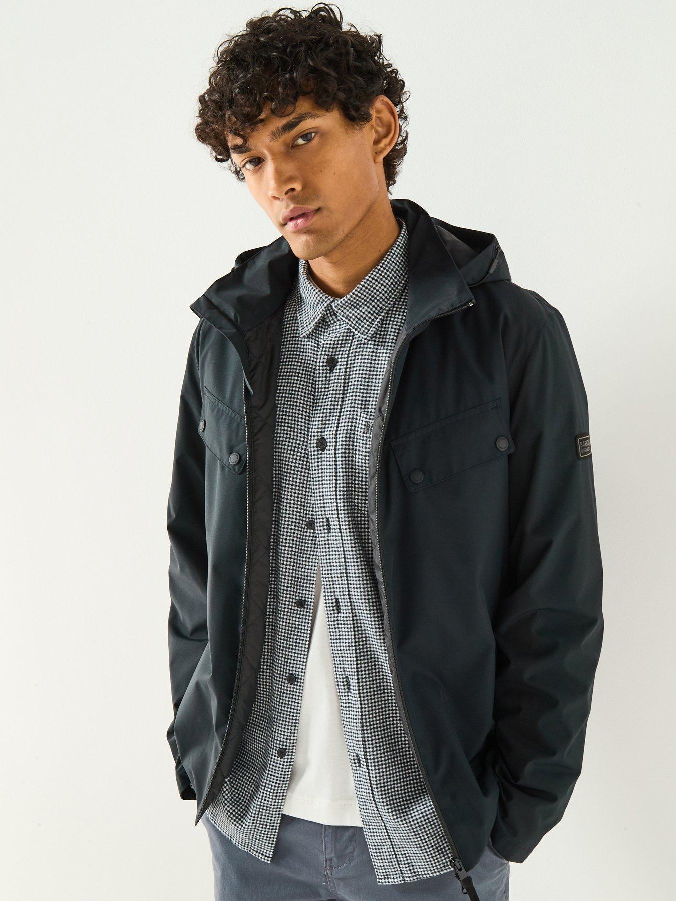 Barbour International Alver Showerproof Slim Fit Jacket- Black | Very