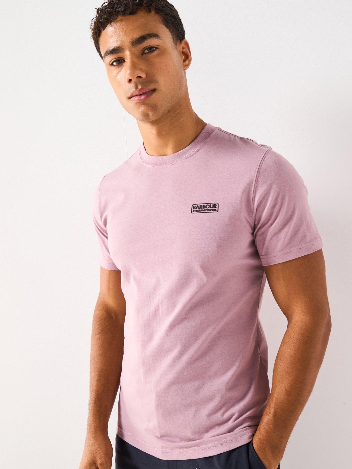 Barbour International Small Logo Short Sleeve T-Shirt - Light Pink | Very