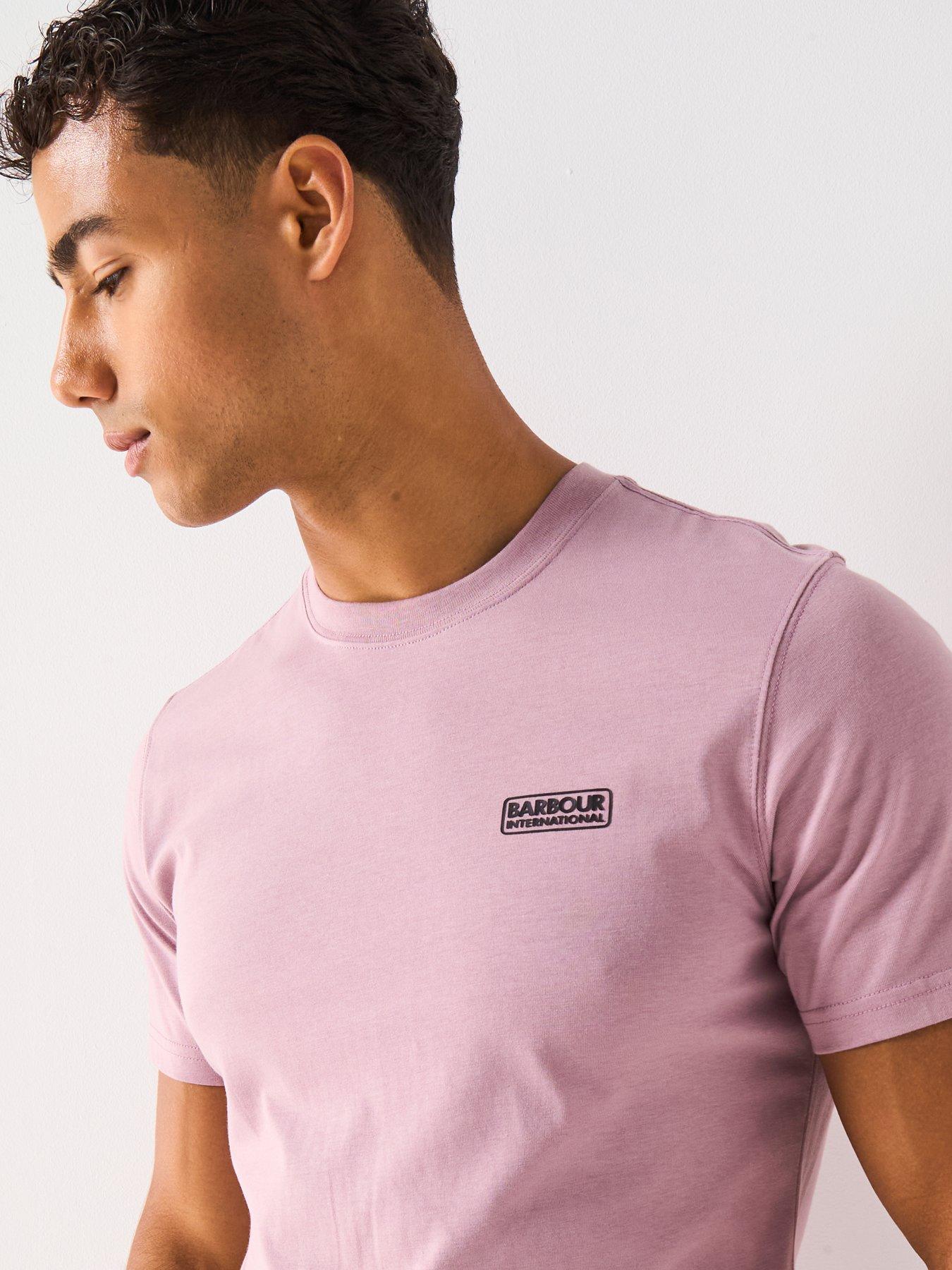 Barbour International Small Logo Short Sleeve T-Shirt - Light Pink | Very