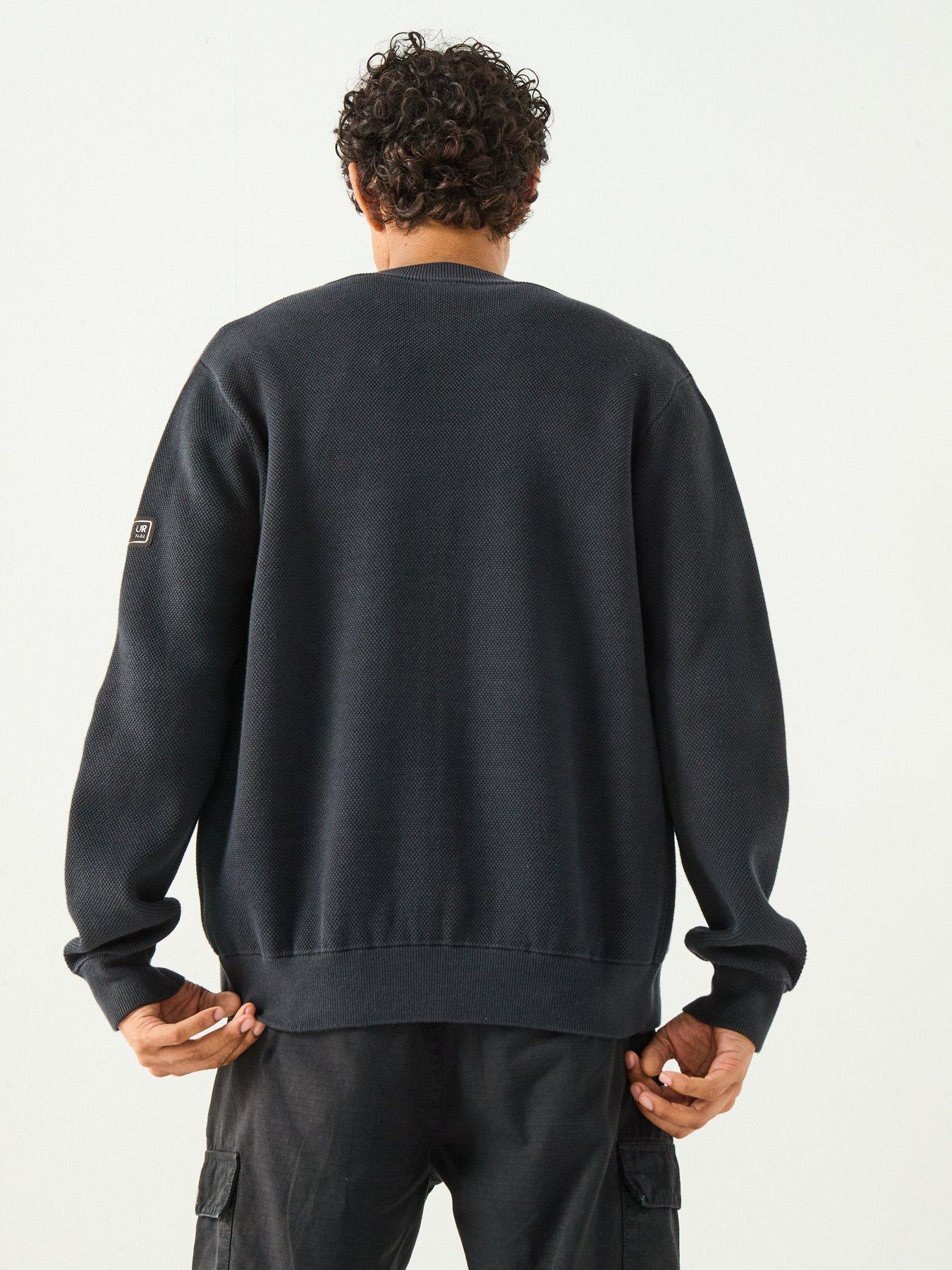 Barbour International Patrick Bomber Zip Through Knitted Cardigan ...