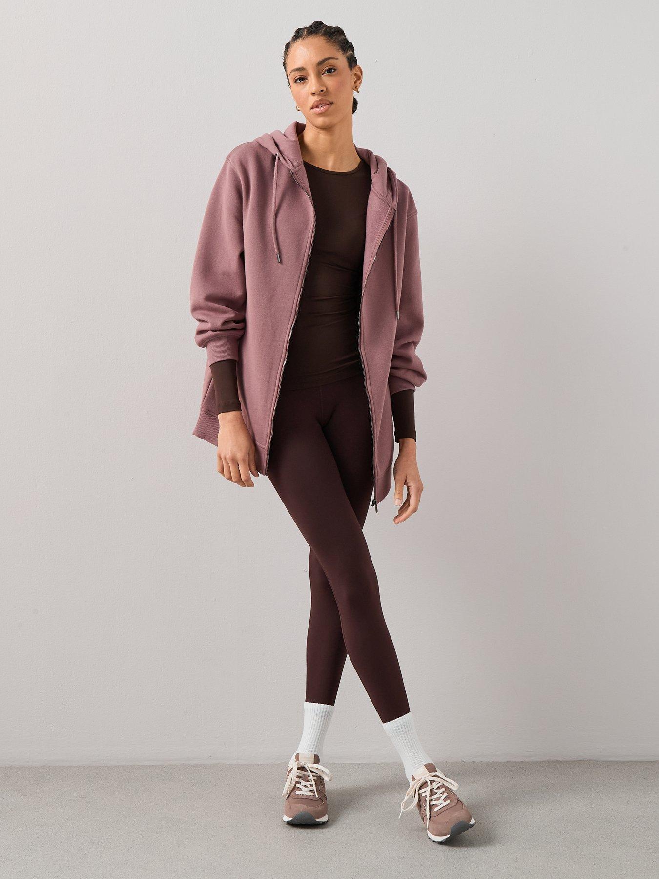 The Very Collection Zip Through Hoodie - Pink | Very