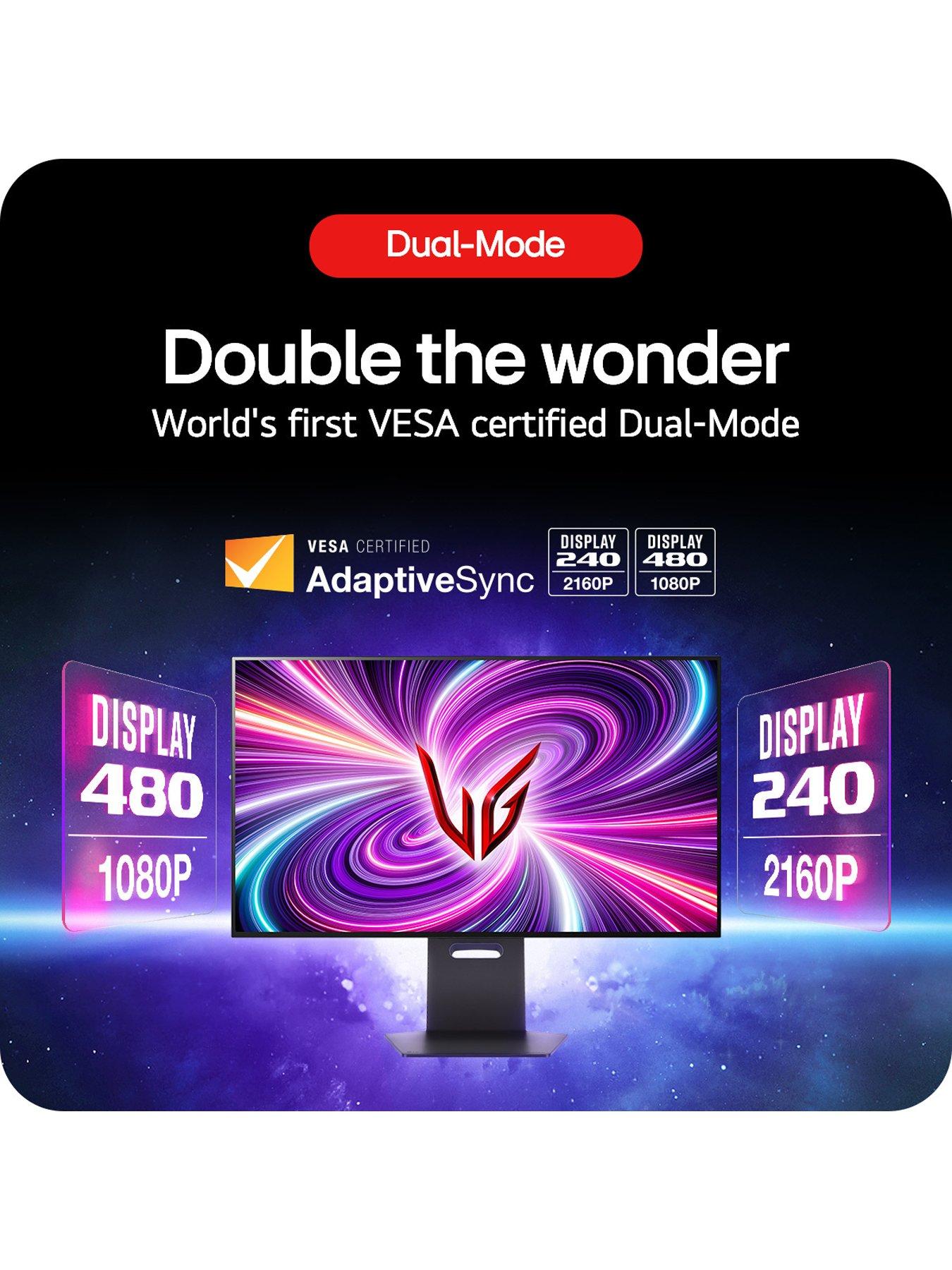 LG UltraGear Dual Mode - 32" - OLED 4K UHD - Gaming Monitor | Very