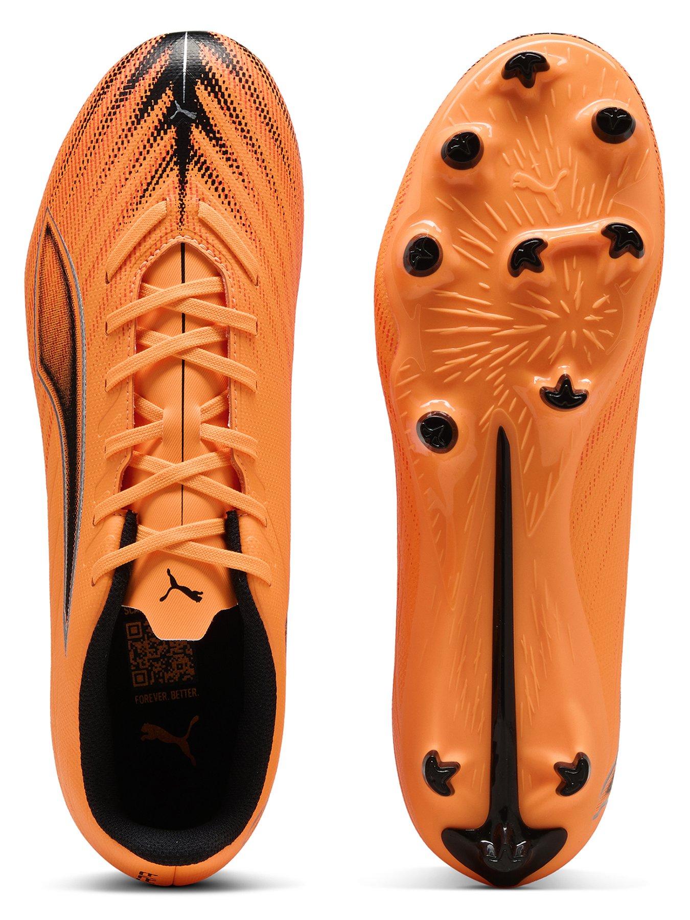 Puma Mens Ultra 6 Play Firm Ground Football Boots - Orange | Very
