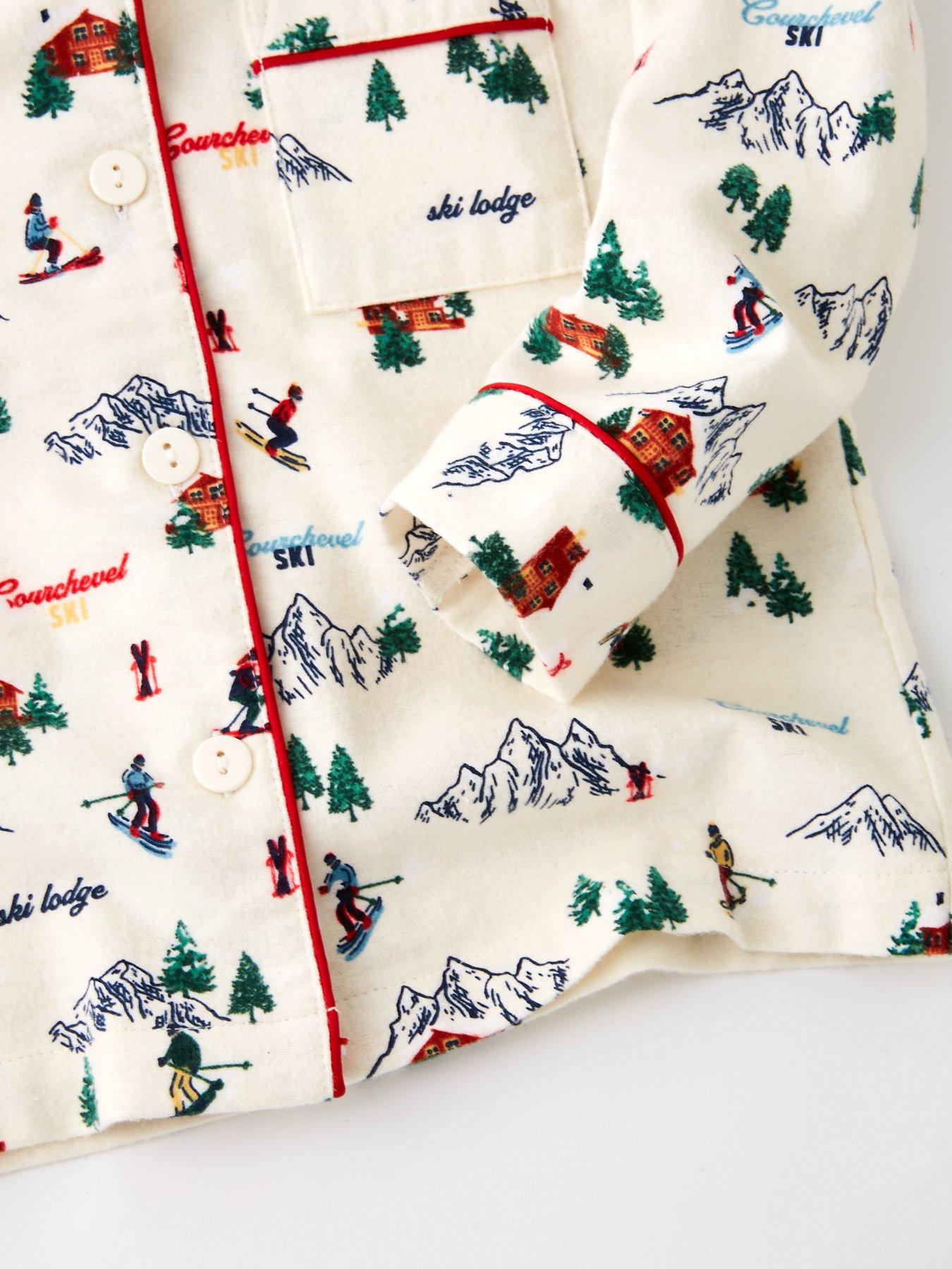 Michelle Keegan Kids Unisex Ski Print Family PJs - White | Very