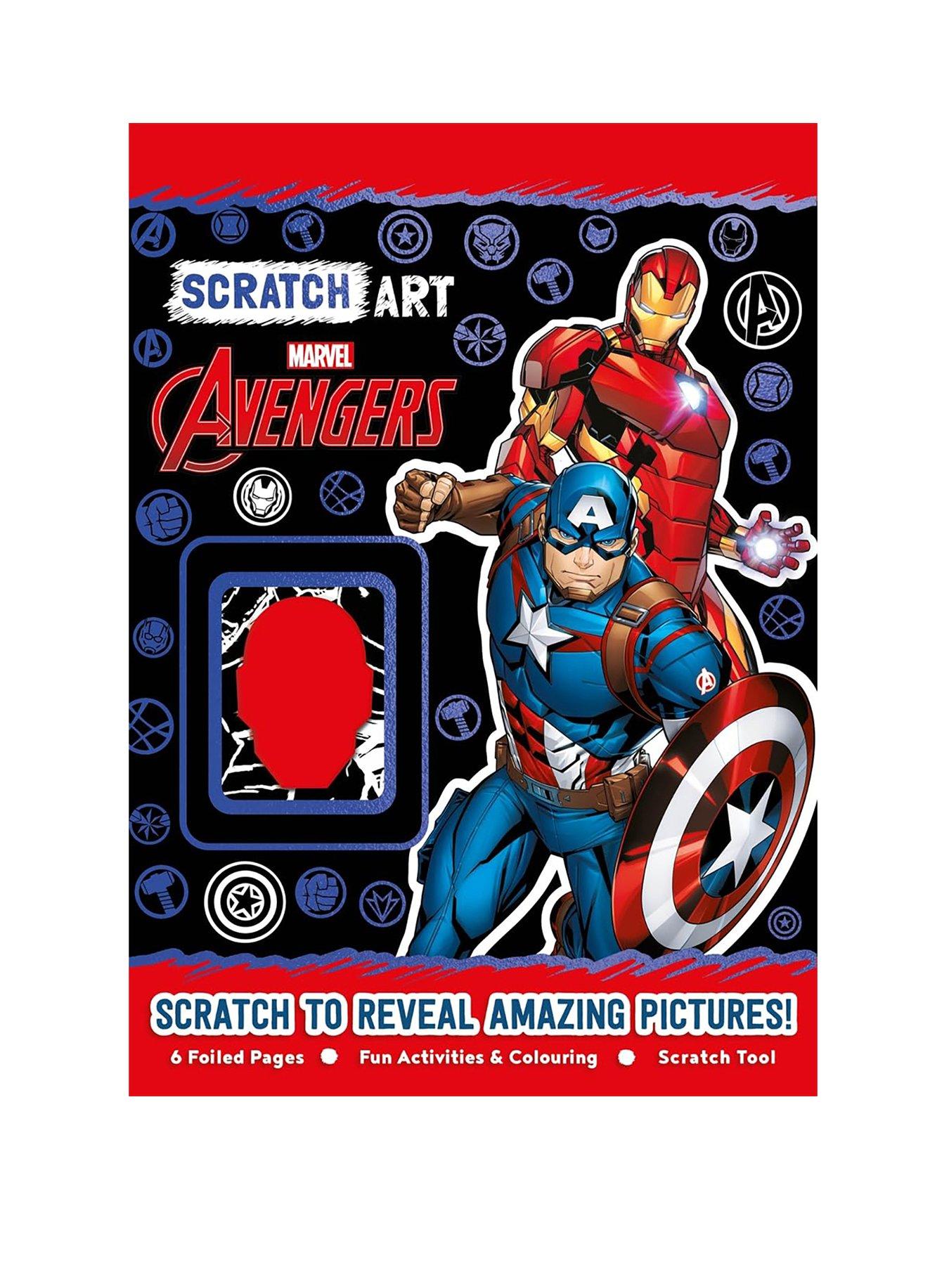 Marvel Avengers Scratch Art Book | Very