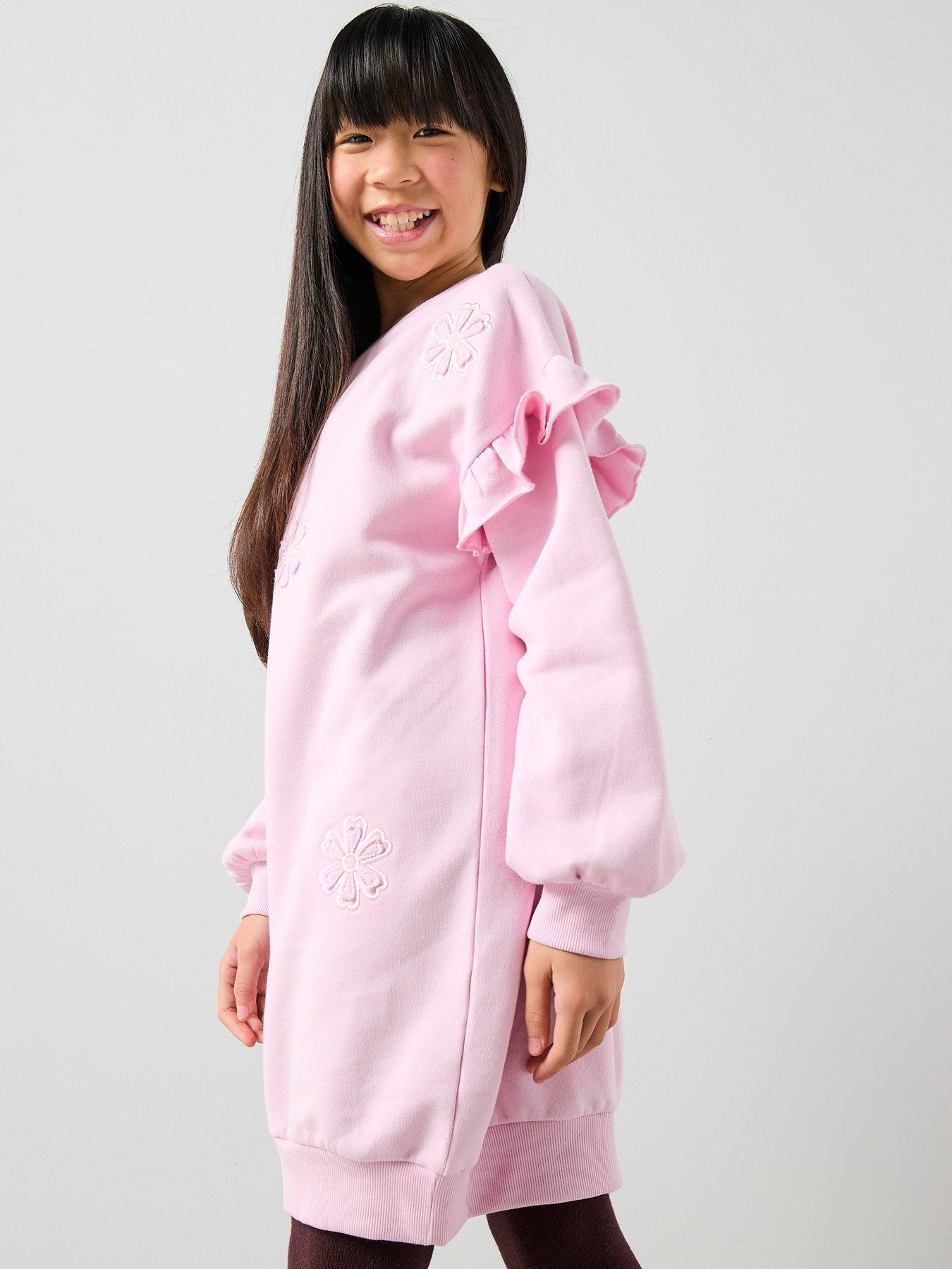 The Very Collection Girls Sweat Dress - Pink | Very