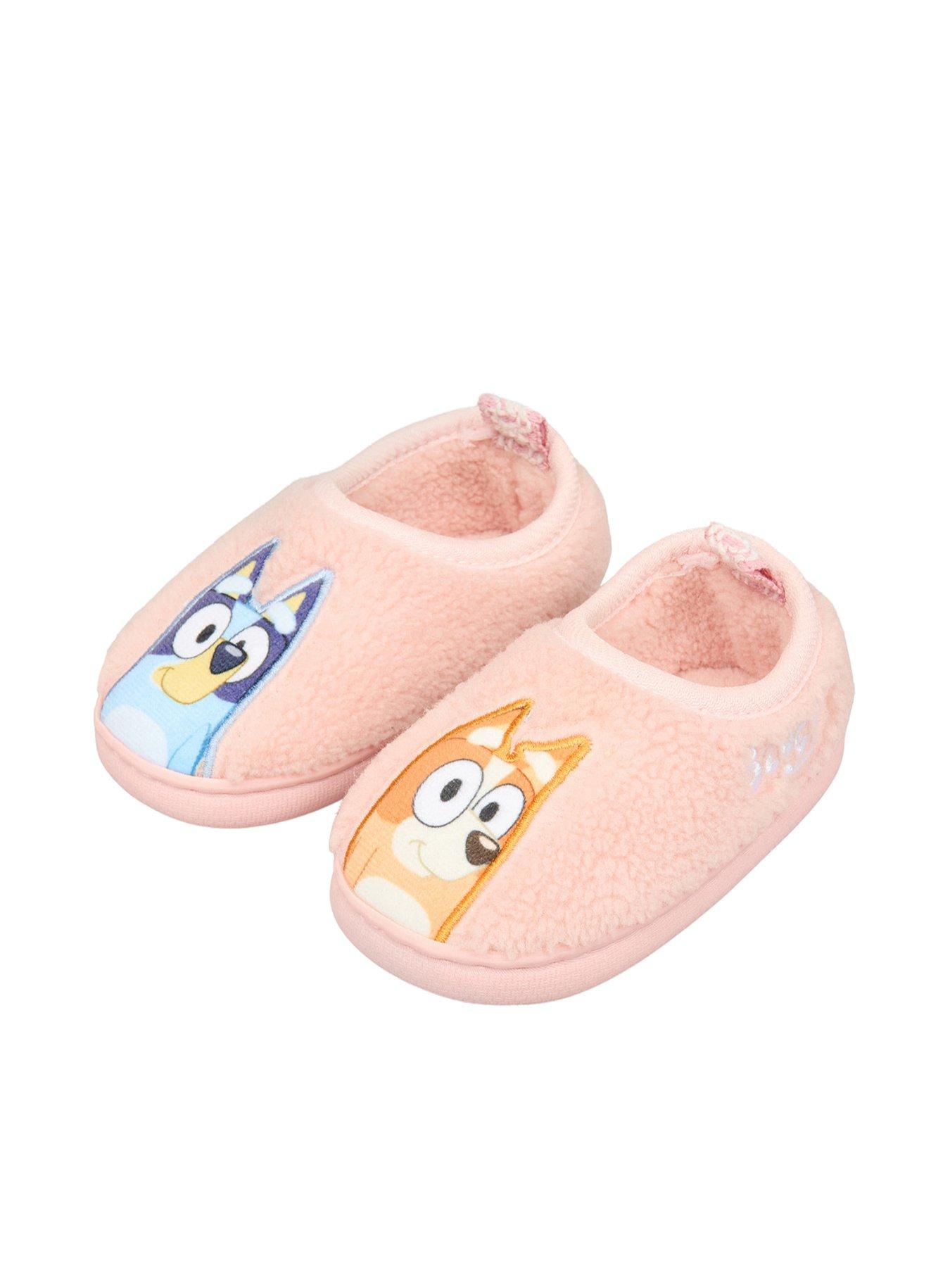 Bluey Girls Slip On Slippers - Pink | Very