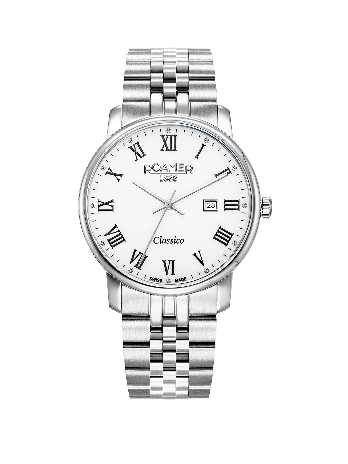 Roamer of Switzerland Classico Gents Jubilee Bracelet watch | Very