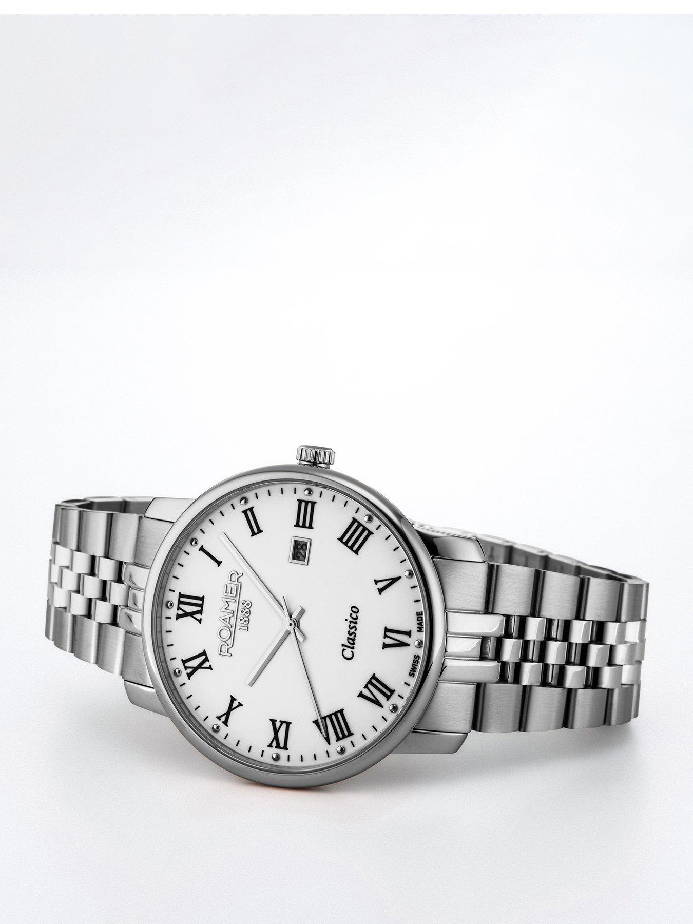 Roamer of Switzerland Classico Gents Jubilee Bracelet watch | Very