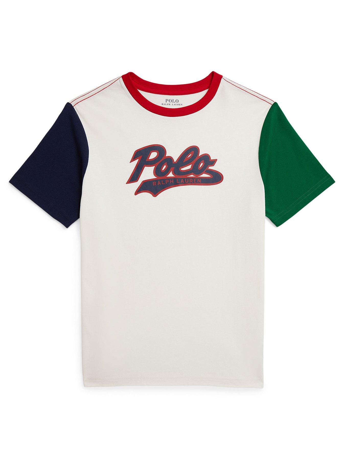 Polo Ralph Lauren Boys Short Sleeve Script Logo T-Shirt - Multi | Very