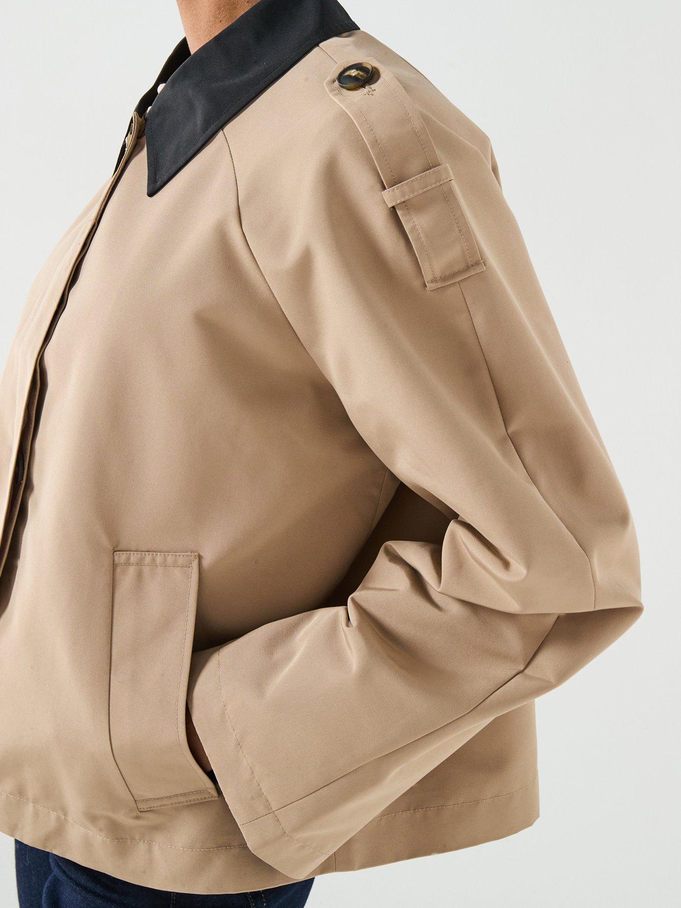 Vero Moda Lucia Maria Short Collared Jacket - Beige | Very