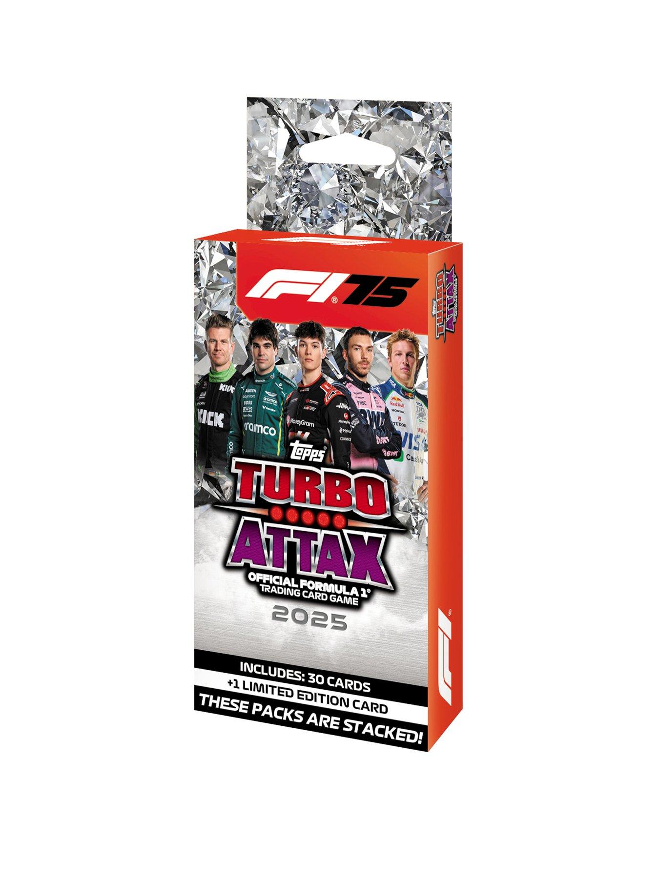 Topps F1 Turbo Attax 2025 Value Box - 30 Trading Cards plus 1 limited ...