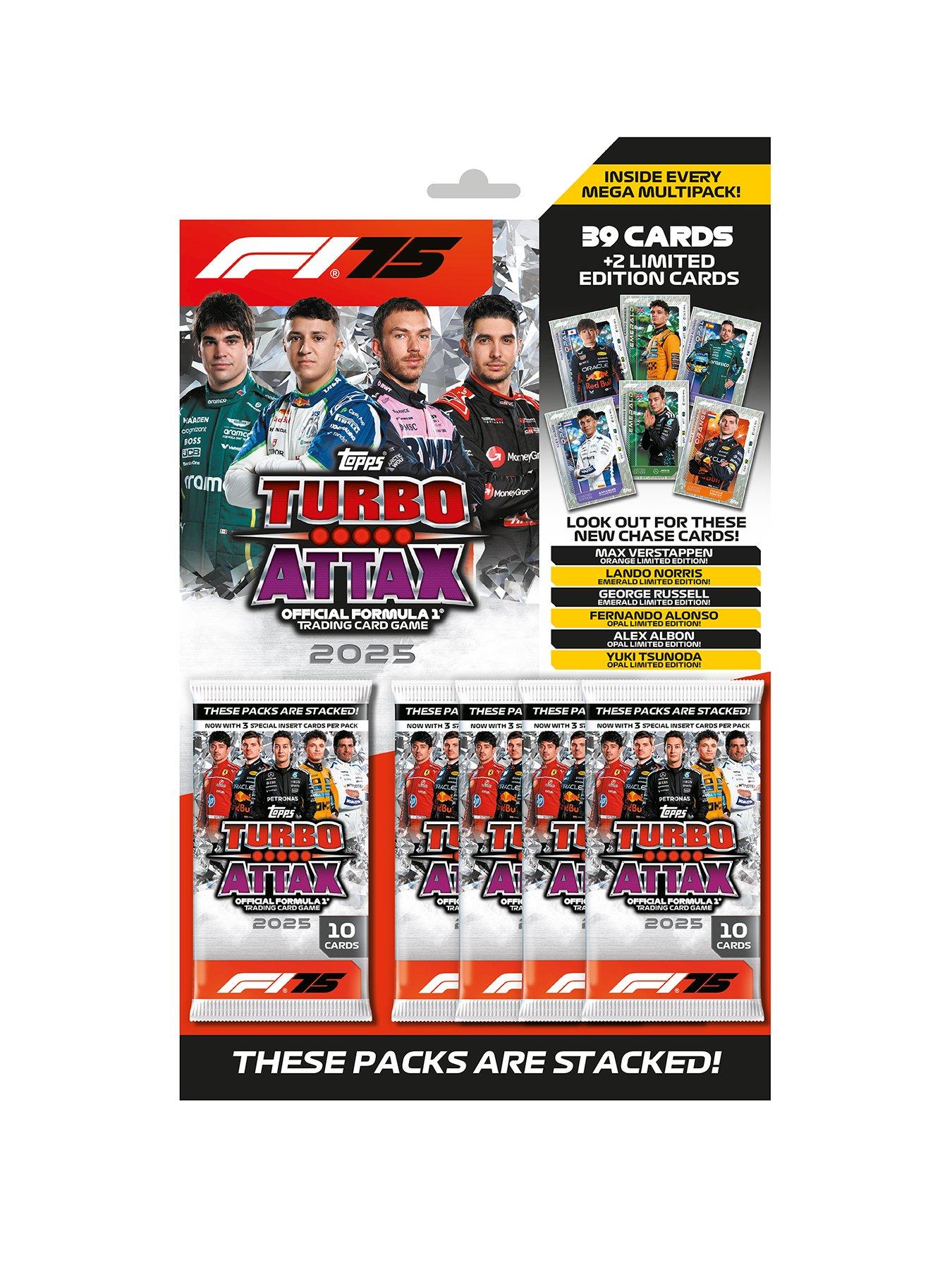 Topps F1 Turbo Attax 2025 Mega Multipack of Trading Cards | Very