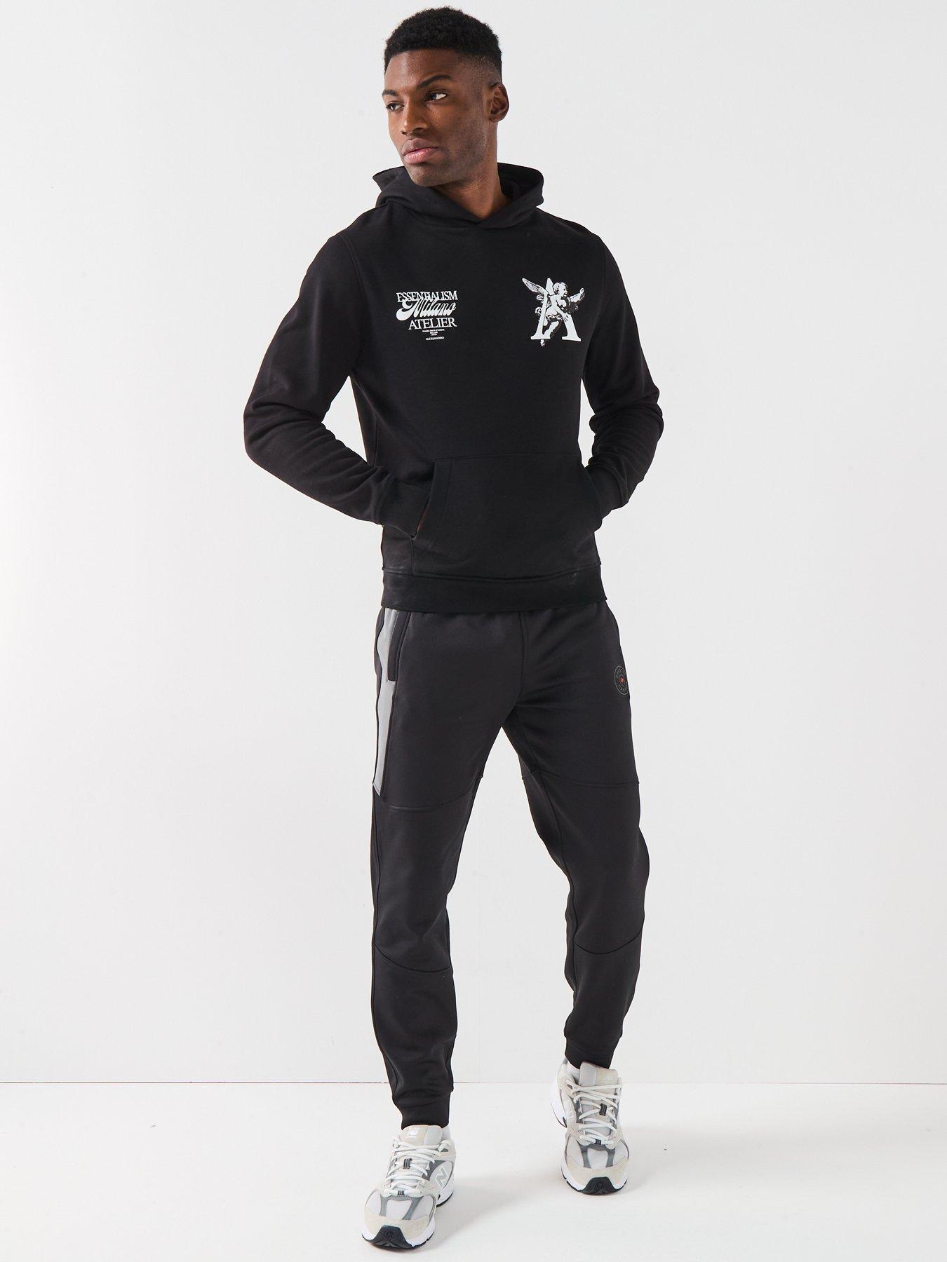 Alessandro Zavetti Graphic Print Hoodie - Black | Very
