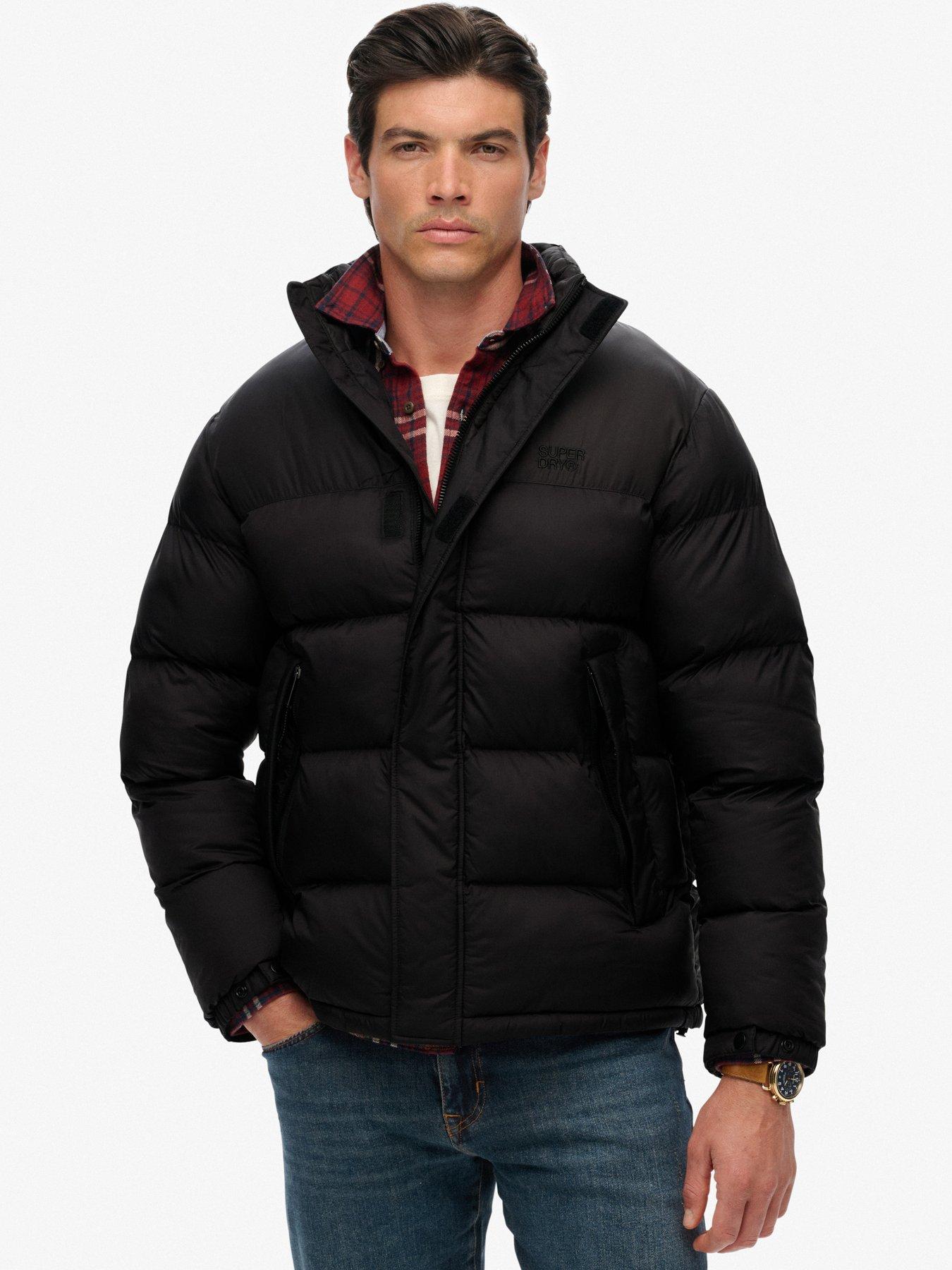 Superdry Non Hooded Tech Padded Jacket - Black | Very