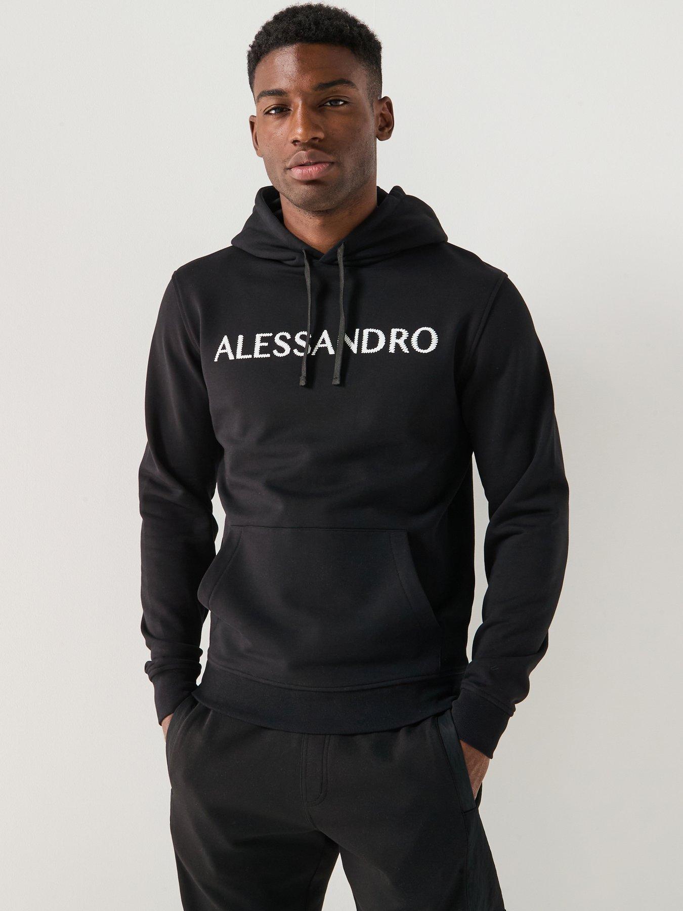 Alessandro Zavetti Calcio Graphic Oth Hoodie - Black | Very