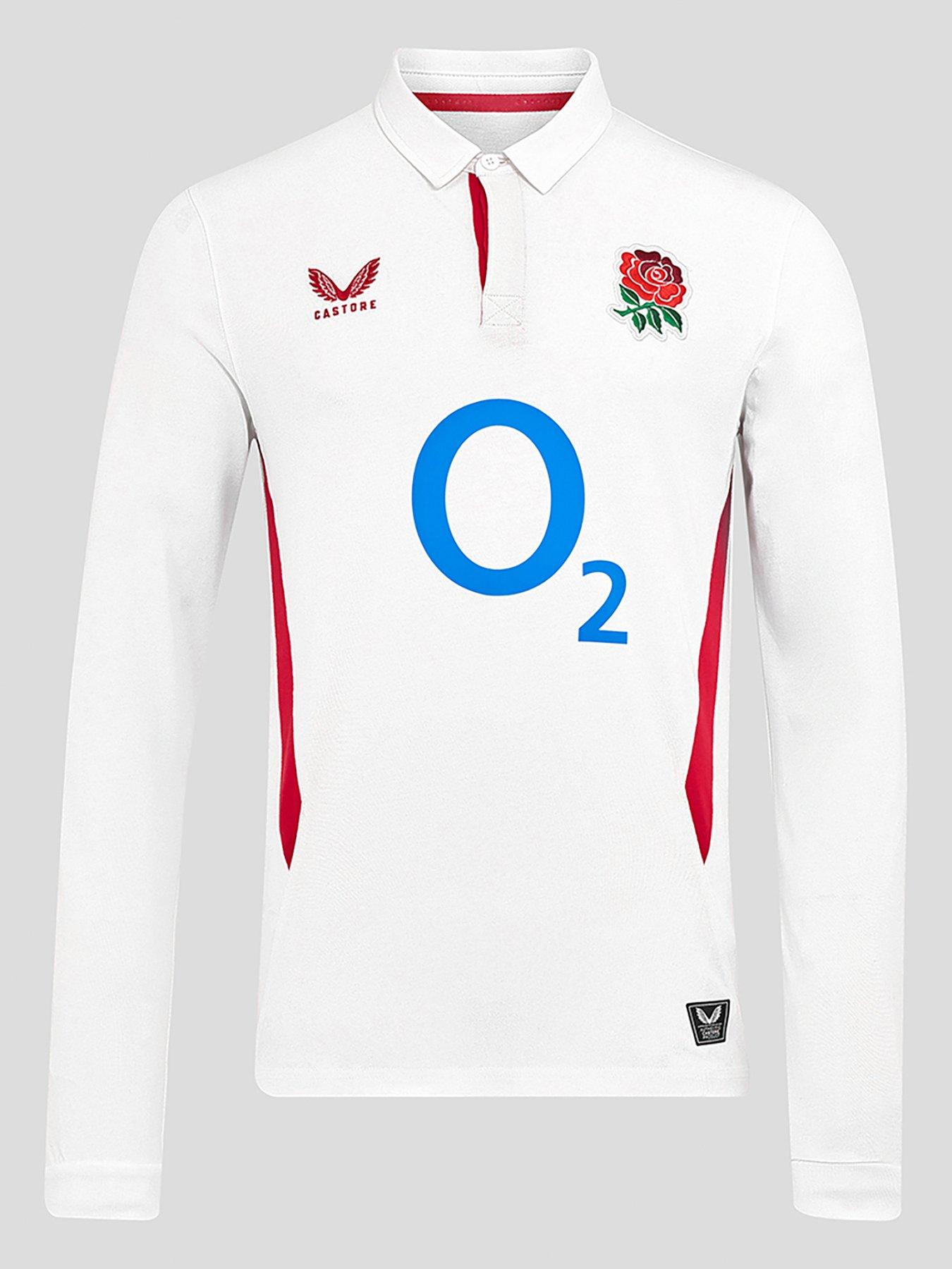 Castore Mens England Rugby Home Long Shirt - White | Very