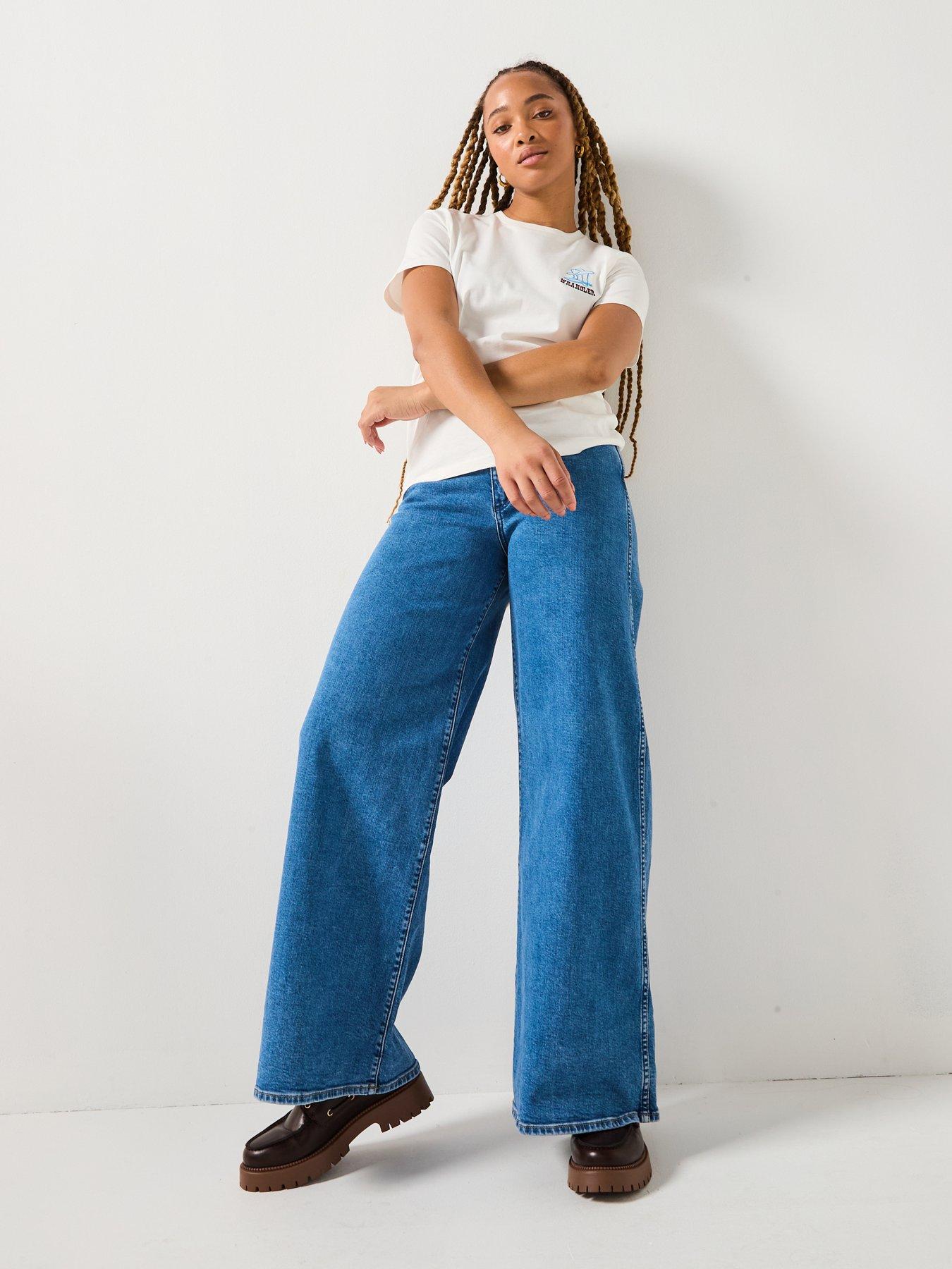 Wrangler Canyon Gentle Jeans - Sky - Blue | Very