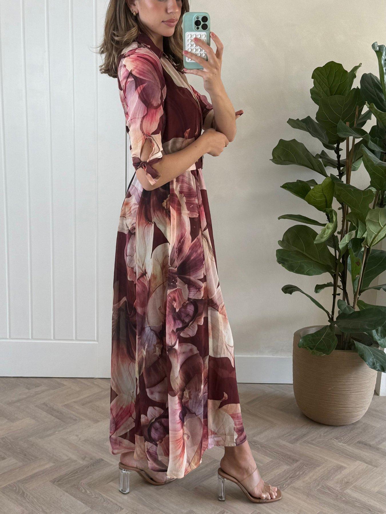 Style Cheat Chiffon Daphne Dress - Multi | Very