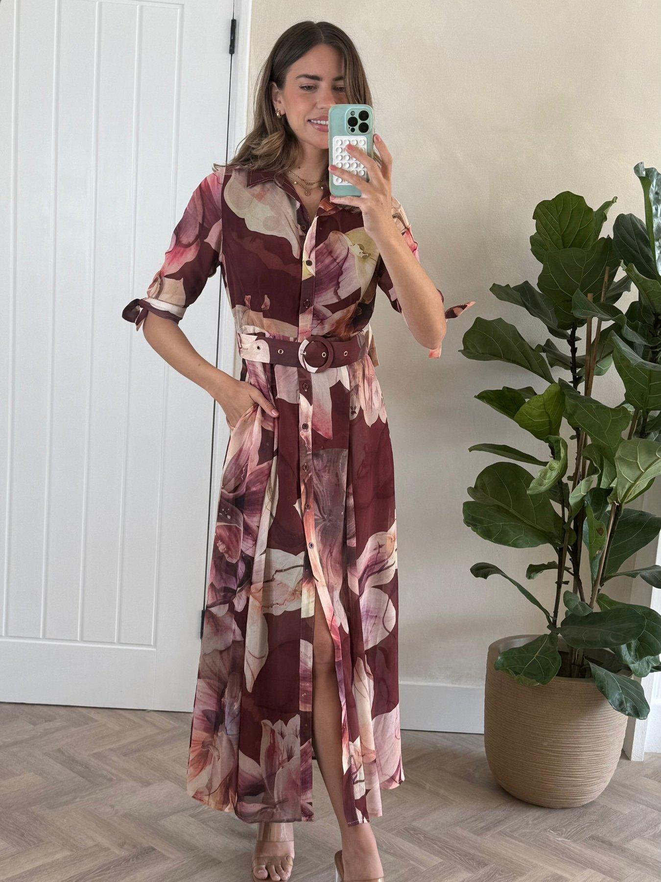 Style Cheat Chiffon Daphne Dress - Multi | Very