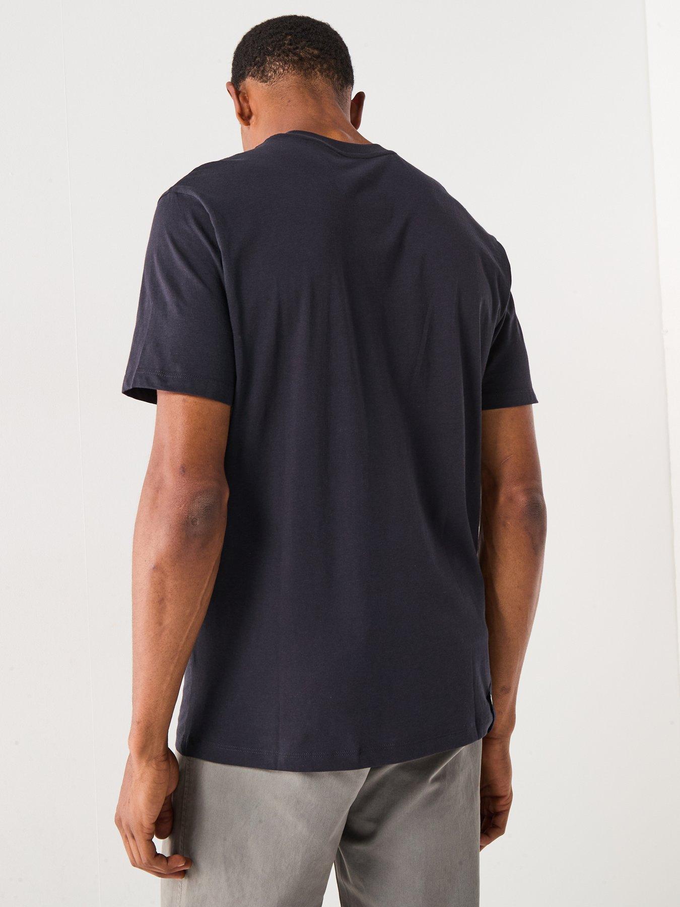 Armani Exchange Circle Ax Logo T-Shirt - Navy | Very