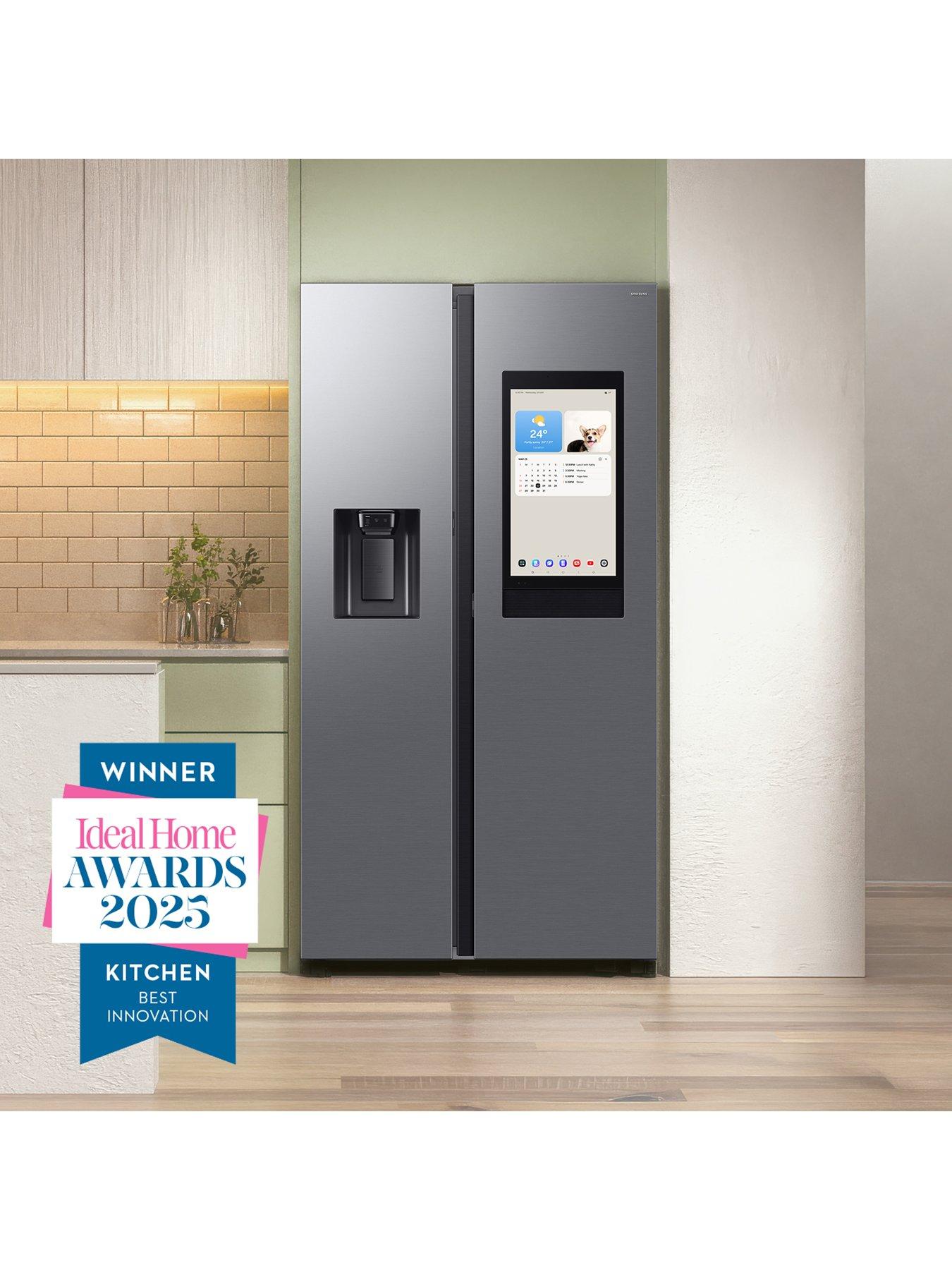 Samsung Family Hub RS90F66BETEU Wifi Connected Plumbed Total No Frost American Fridge Freezer ...