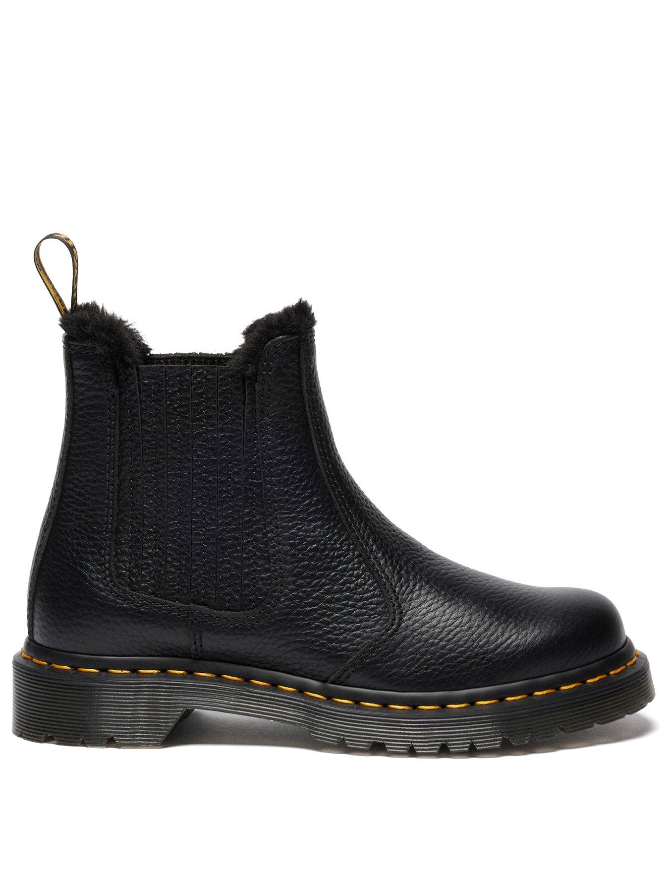 Dr Martens 2976 Leonore II Chelsea Boot Milled Nappa - Black | Very
