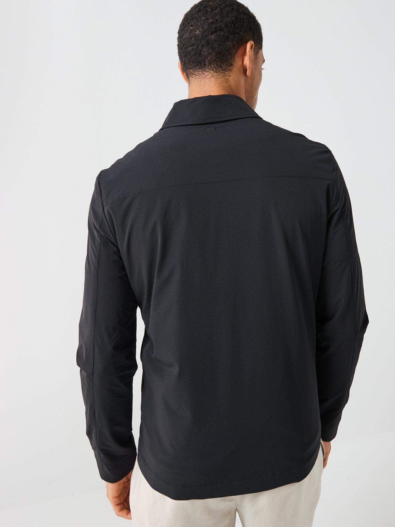 River Island Defined Muscle Fit Shacket - Black | Very