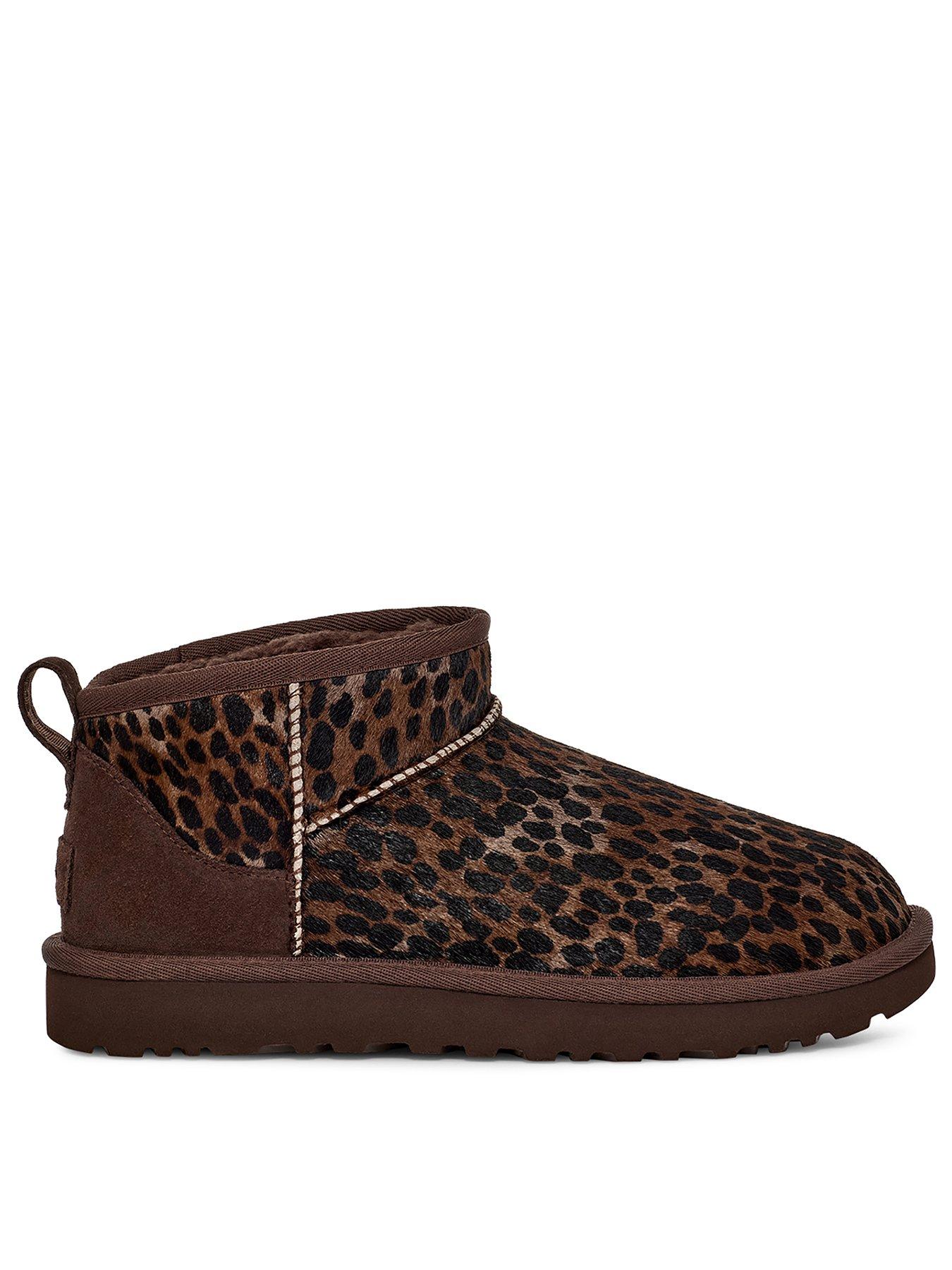 UGG Classic Ultra Mini Caspian Boots - Animal Print | Very