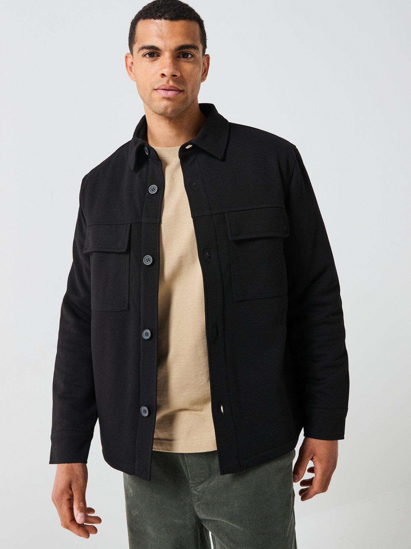 ONLY & SONS Kodyl Sweat Shacket - Black | Very