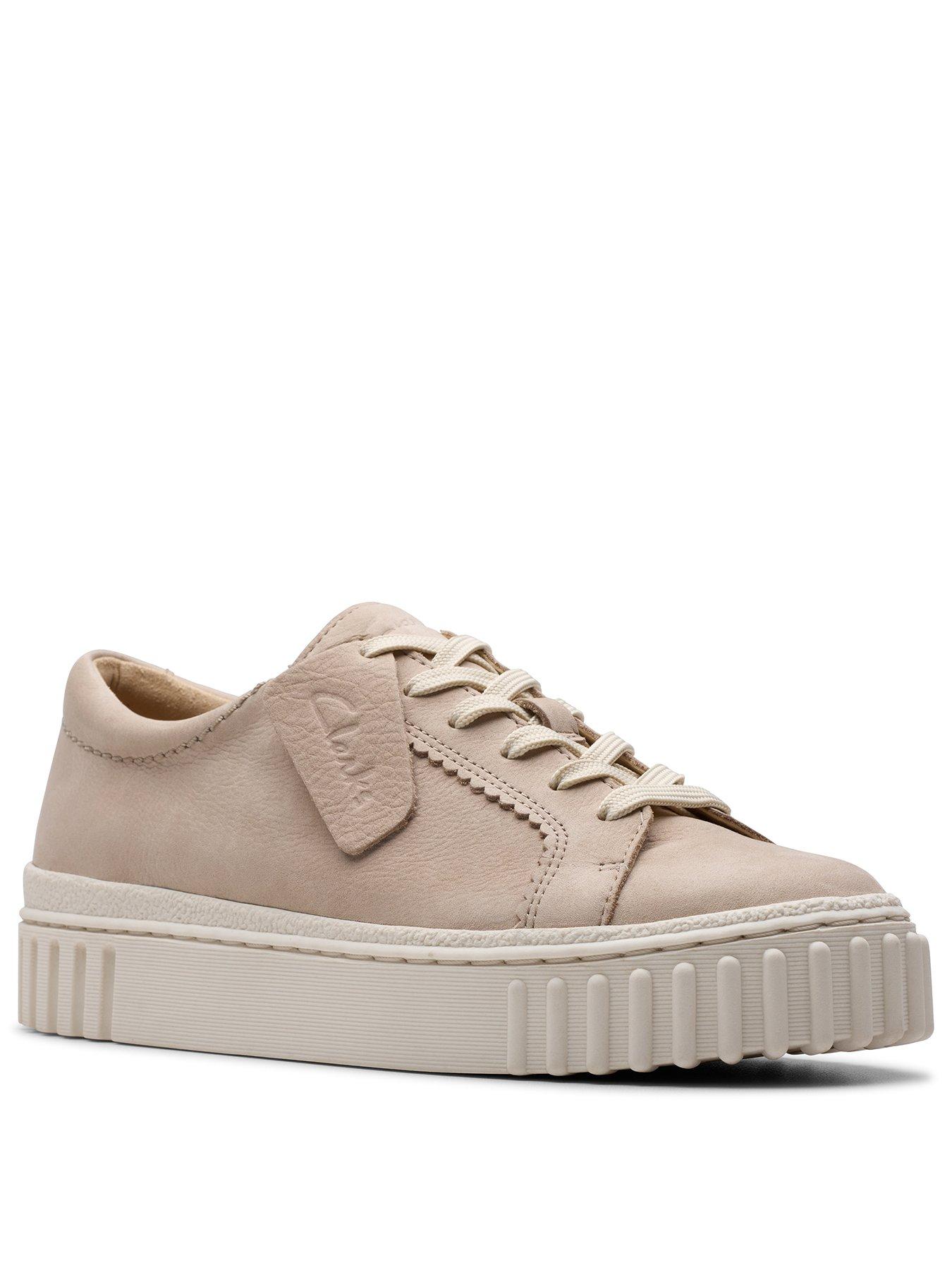 Clarks Mayhill Walk Trainers - Beige | Very