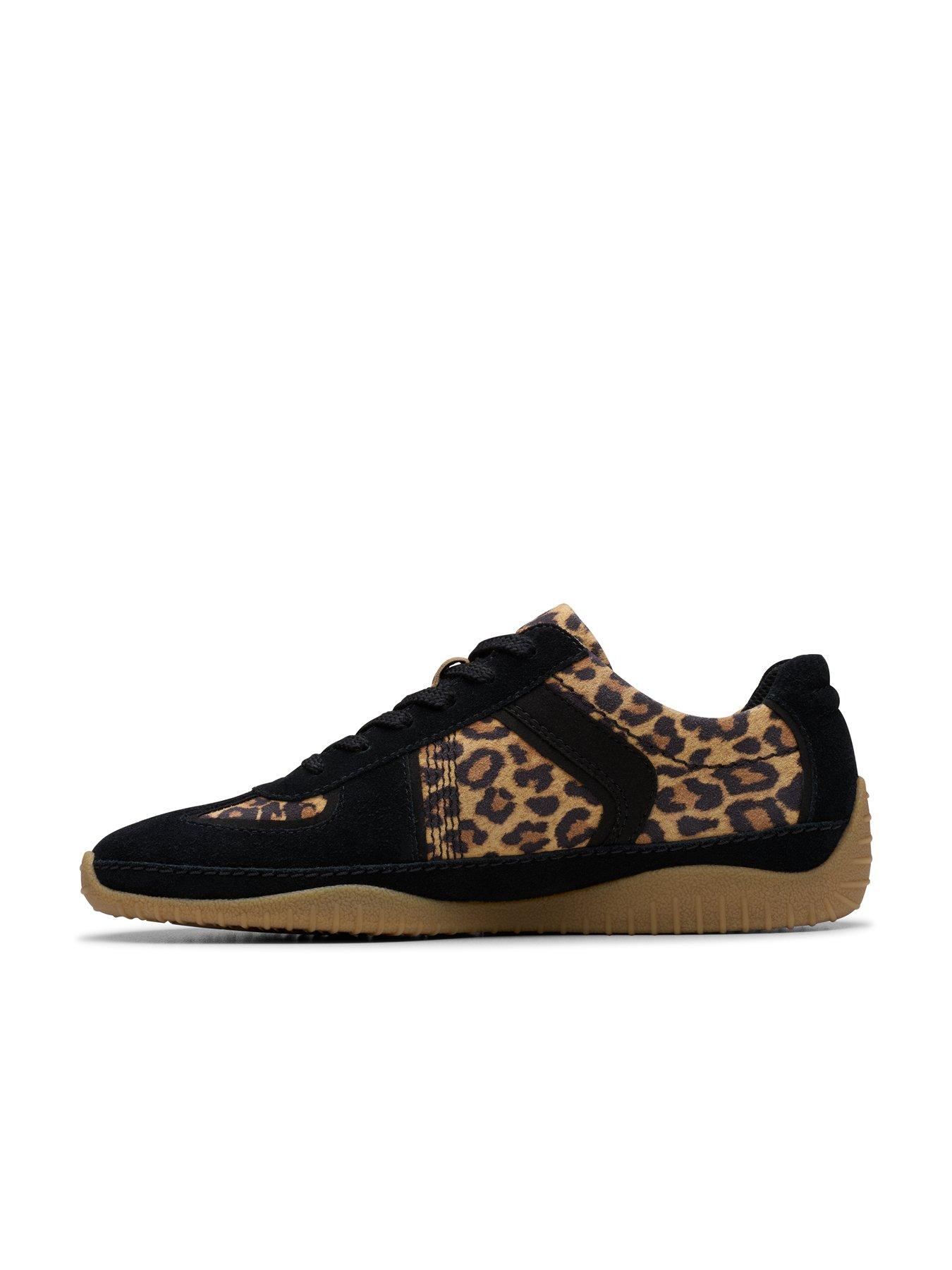 Clarks Meridor Lo Trainers - Leopard | Very