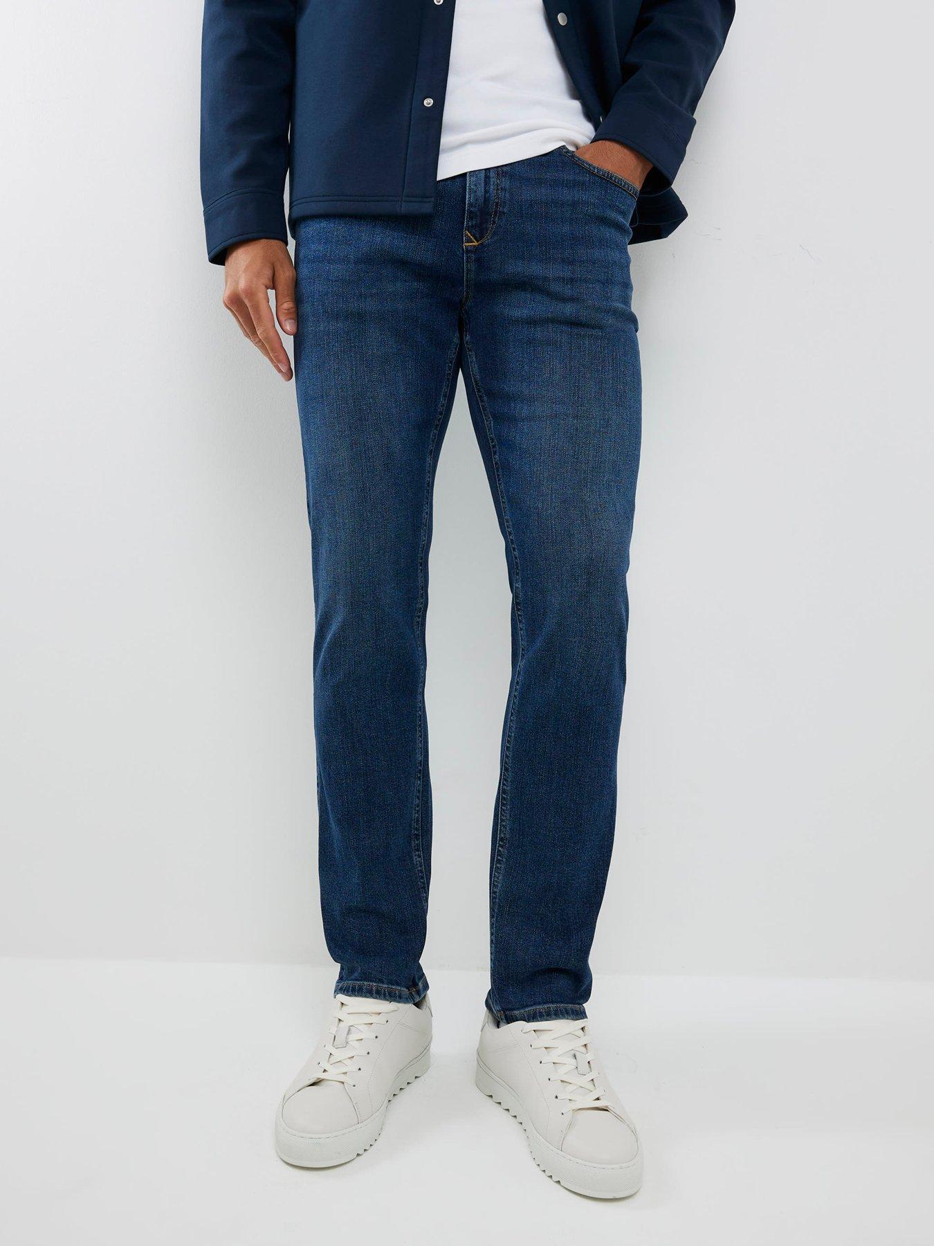 River Island Slim Fit Ralph Jeans - Dark Blue | Very