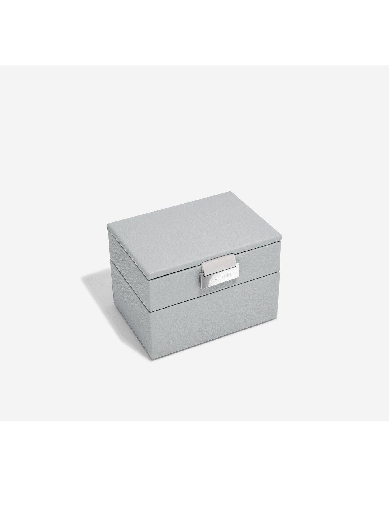 Stackers Pebble Grey Micro Jewellery Box | Very