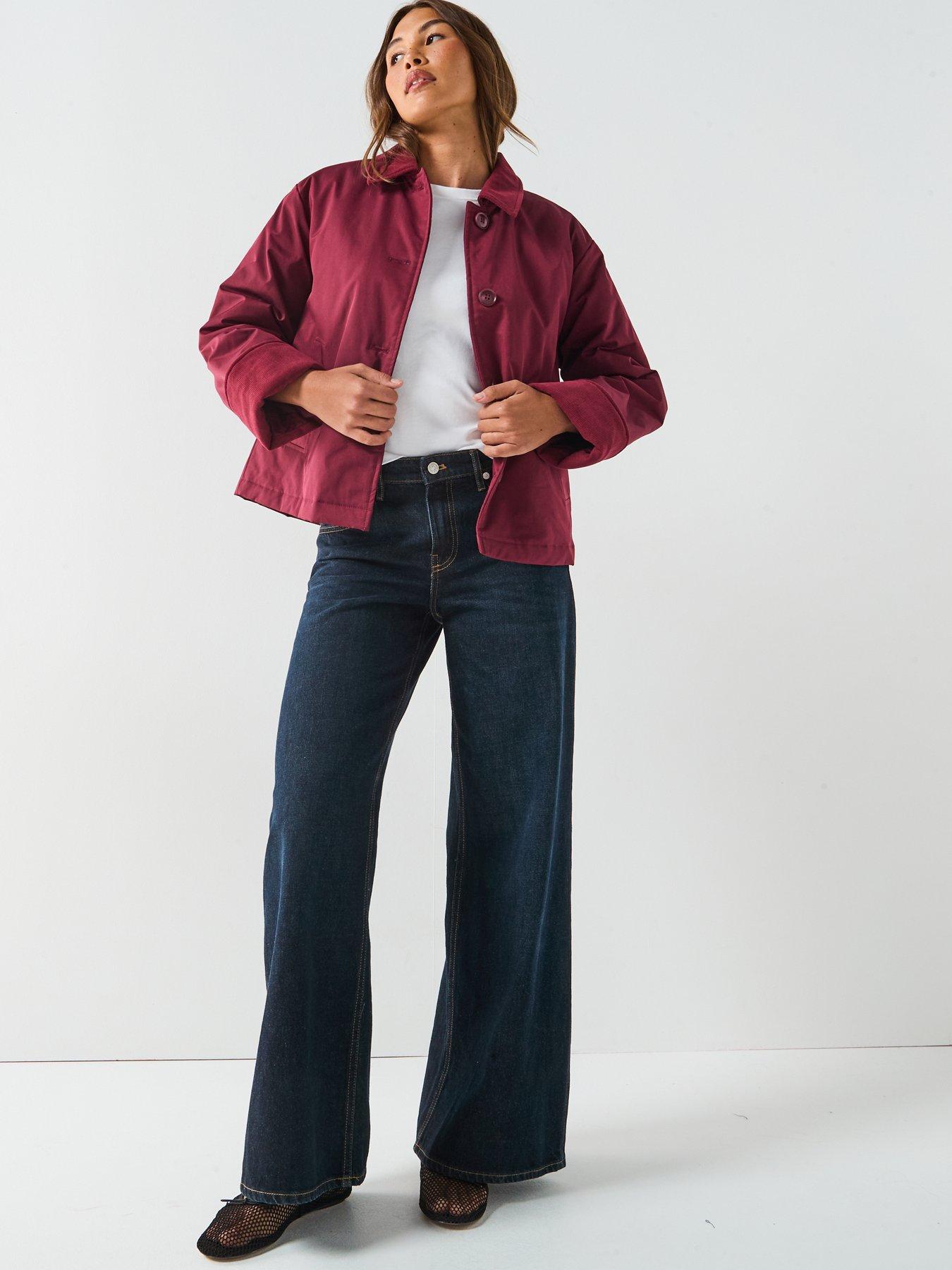 PIECES Pcjorma Short Corduroy Jacket - Red | Very