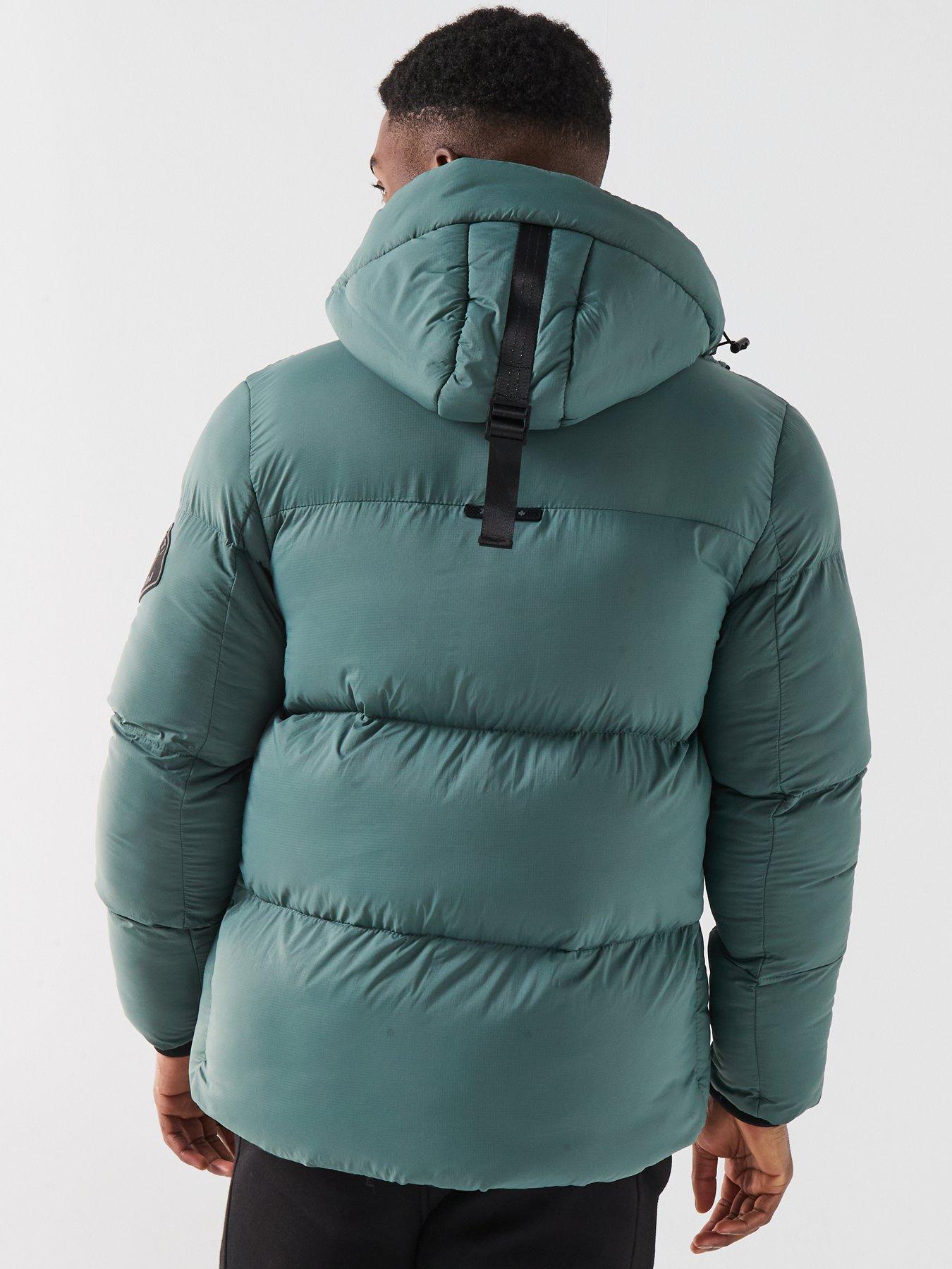 Zavetti Canada Rovino Heavyweight Padded Coat - Dark Green | Very