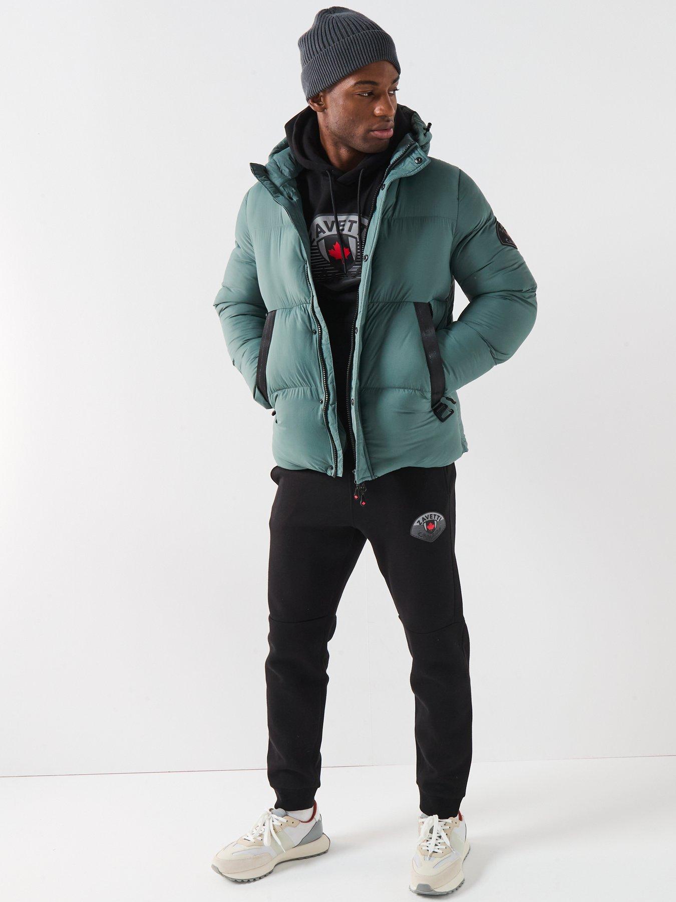 Zavetti Canada Rovino Heavyweight Padded Coat - Dark Green | Very