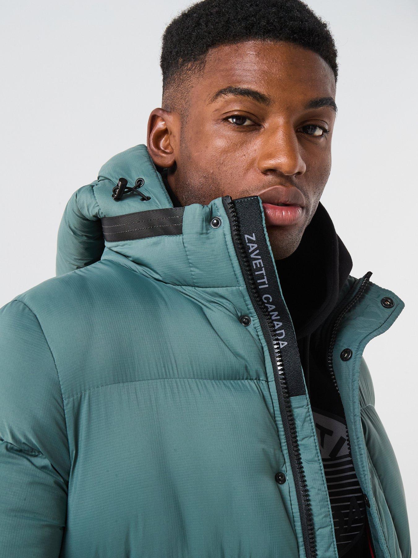 Zavetti Canada Rovino Heavyweight Padded Coat - Dark Green | Very
