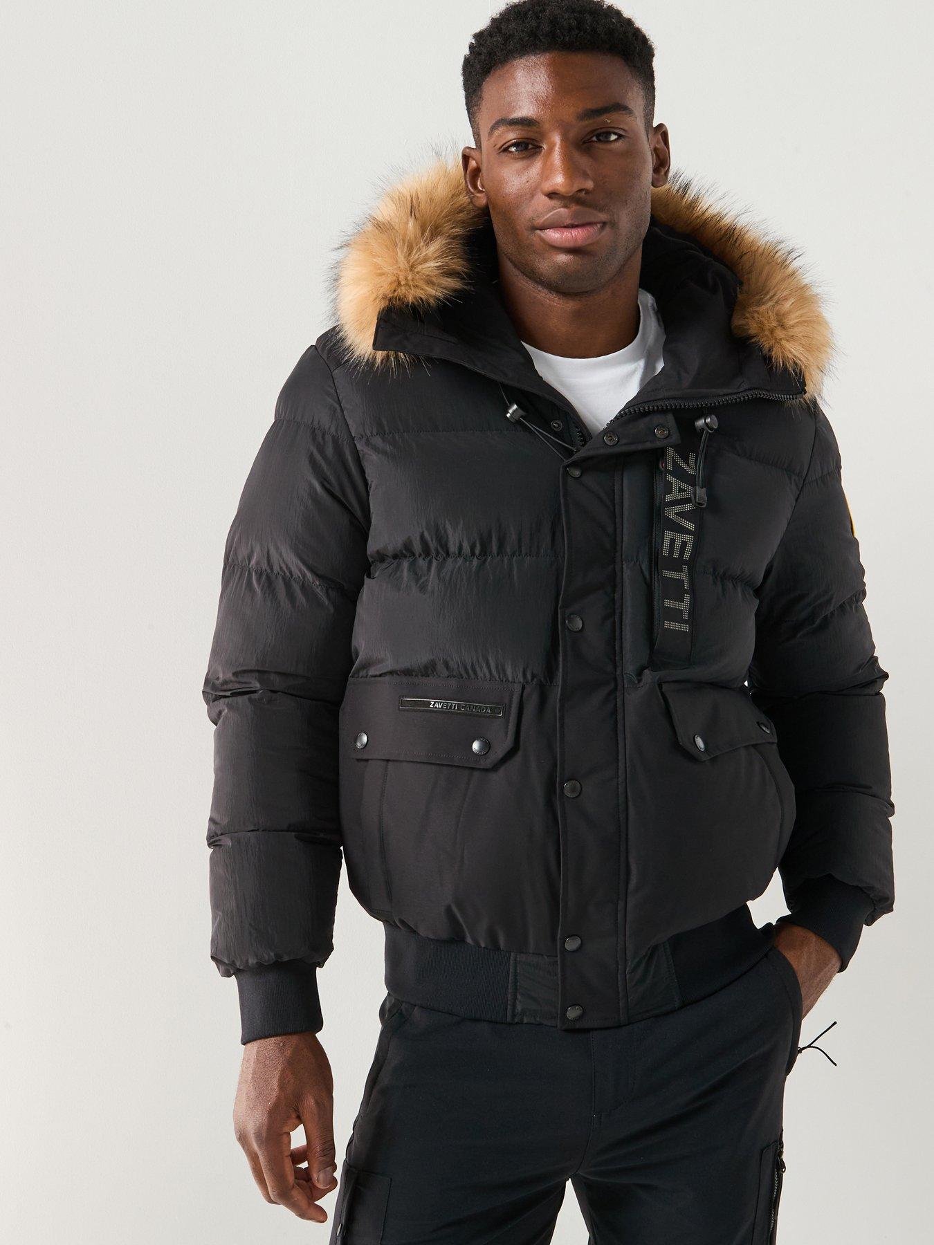Zavetti Canada Deratti Bomber Jacket - Black | Very