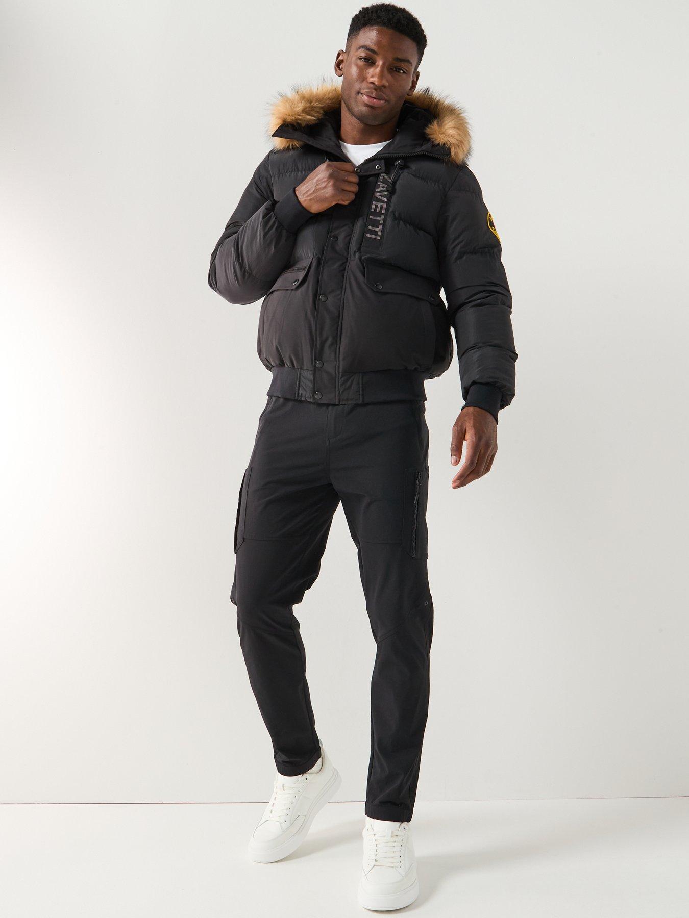 Zavetti Canada Deratti Bomber Jacket - Black | Very