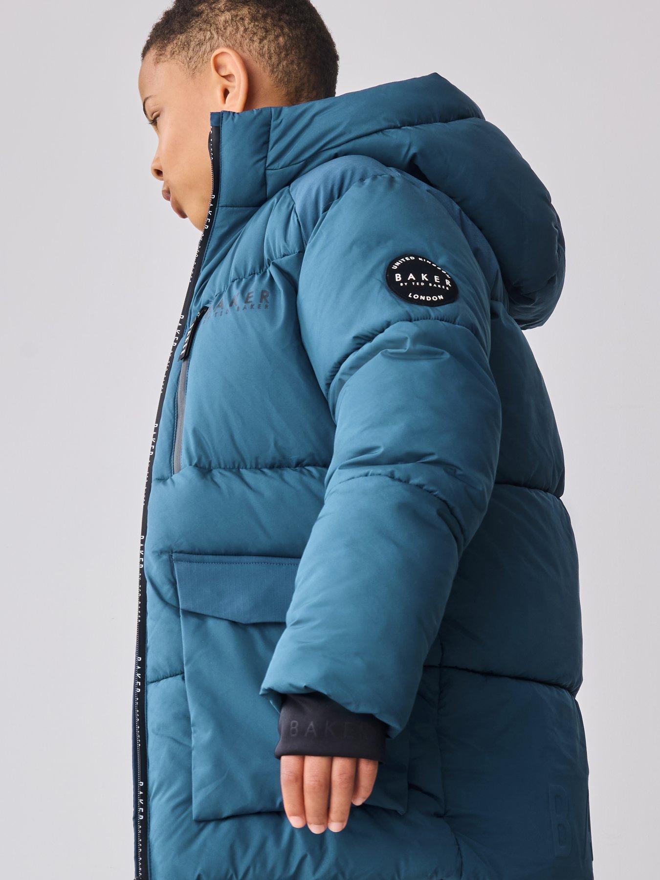 Ted Baker Boys Midlength Coat - Blue | Very