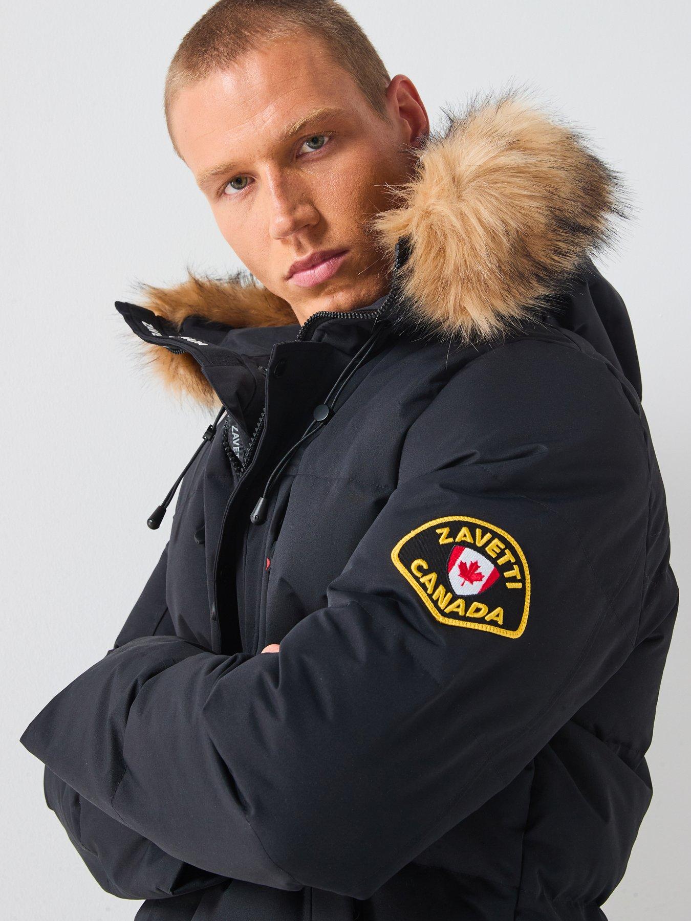 Zavetti Canada Oshawa 2.0 Padded Parka Coat - Black | Very