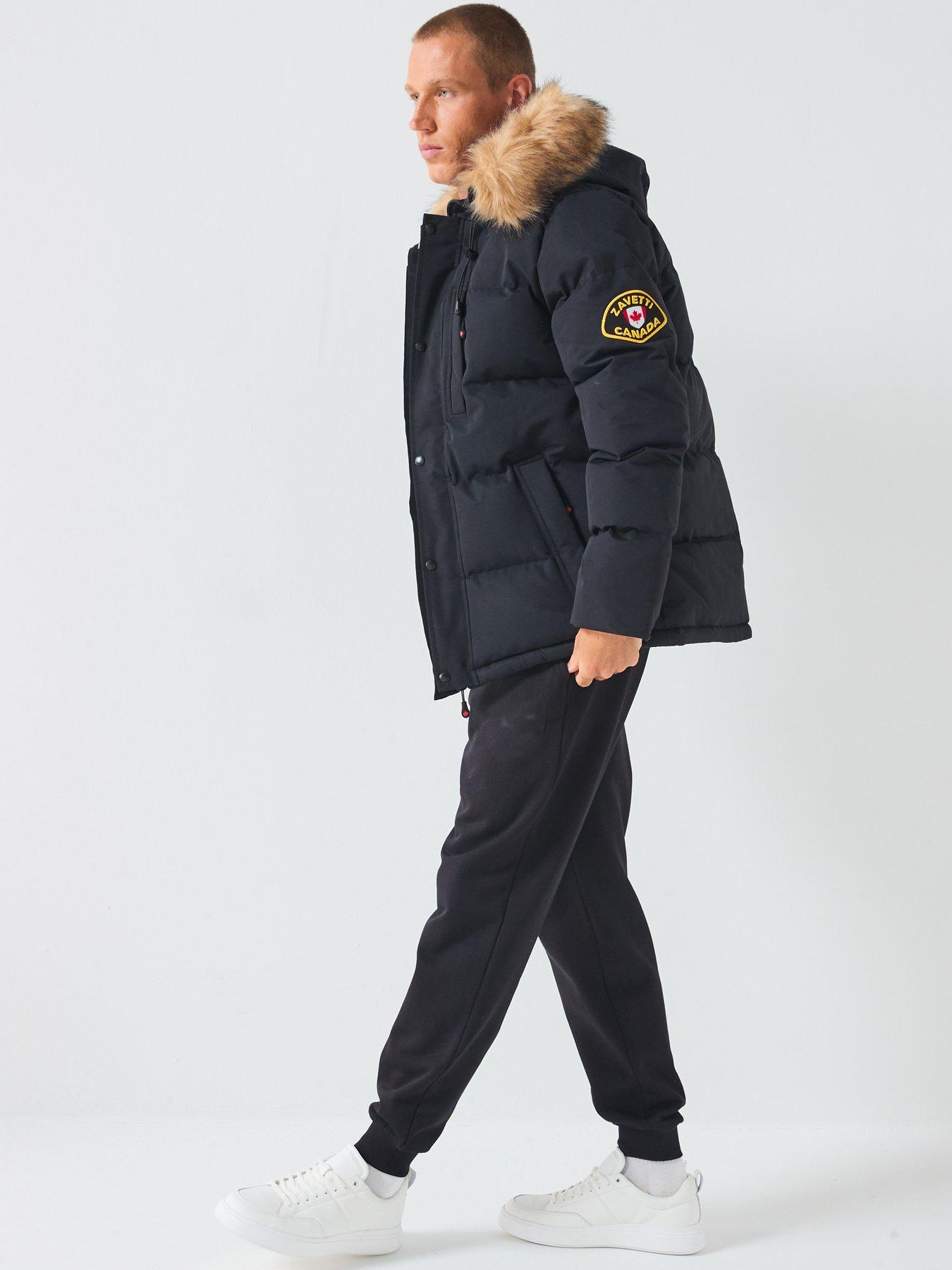 Zavetti Canada Oshawa 2.0 Padded Parka Coat - Black | Very