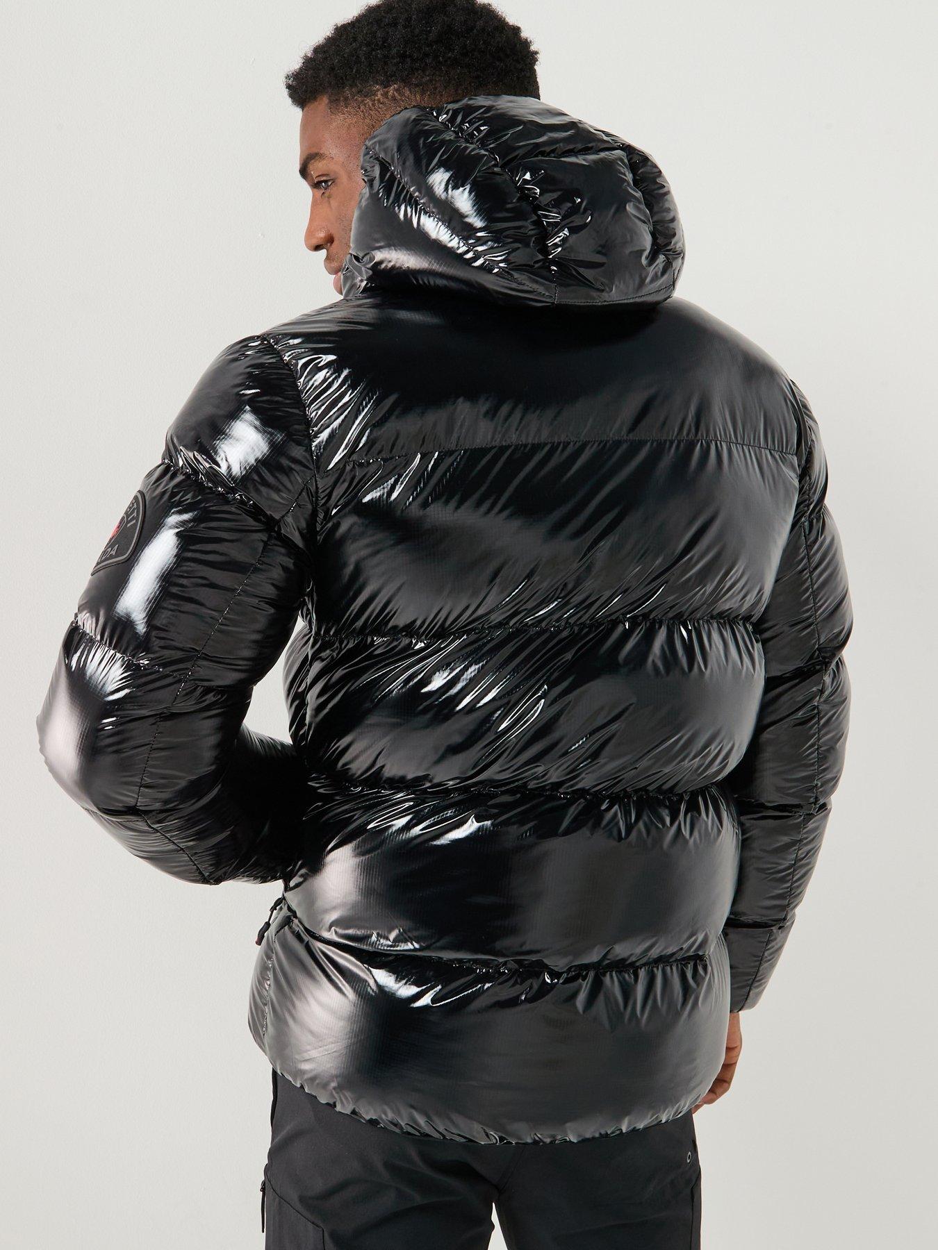 Zavetti Canada Palzino High Shine Padded Coat - Black | Very