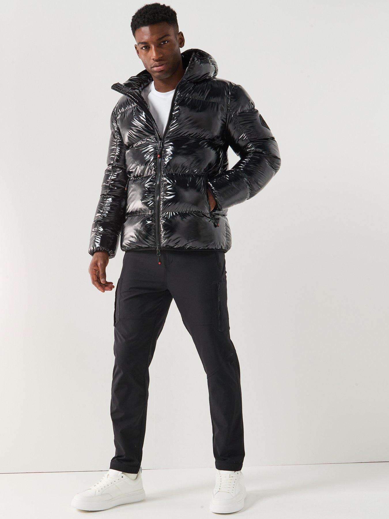 Zavetti Canada Palzino High Shine Padded Coat - Black | Very