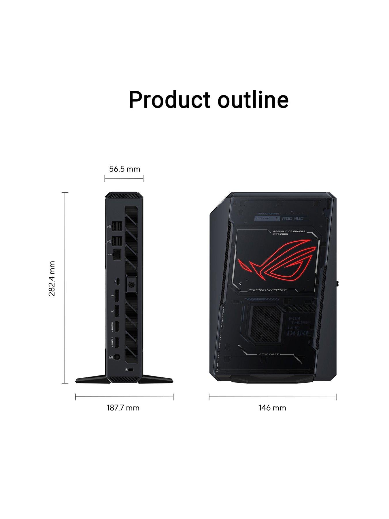 Asus NUC 15 ROG Mini PC - NVIDIA GeForce RTX 5070Ti - 32GB RAM, 1TB ...