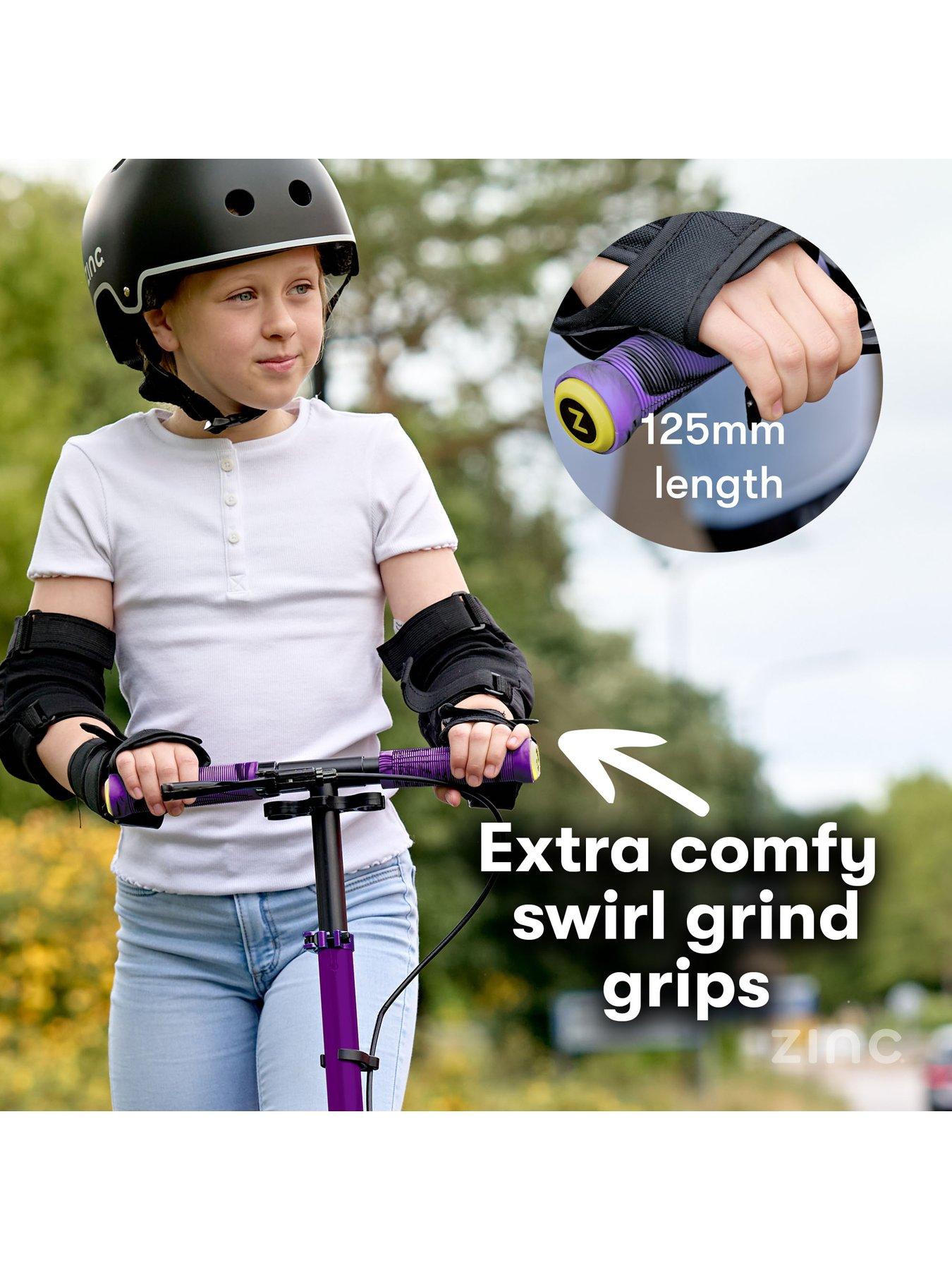 Zinc Big Wheeled Folding Verge Pro Scooter - Orange & Purple | Very