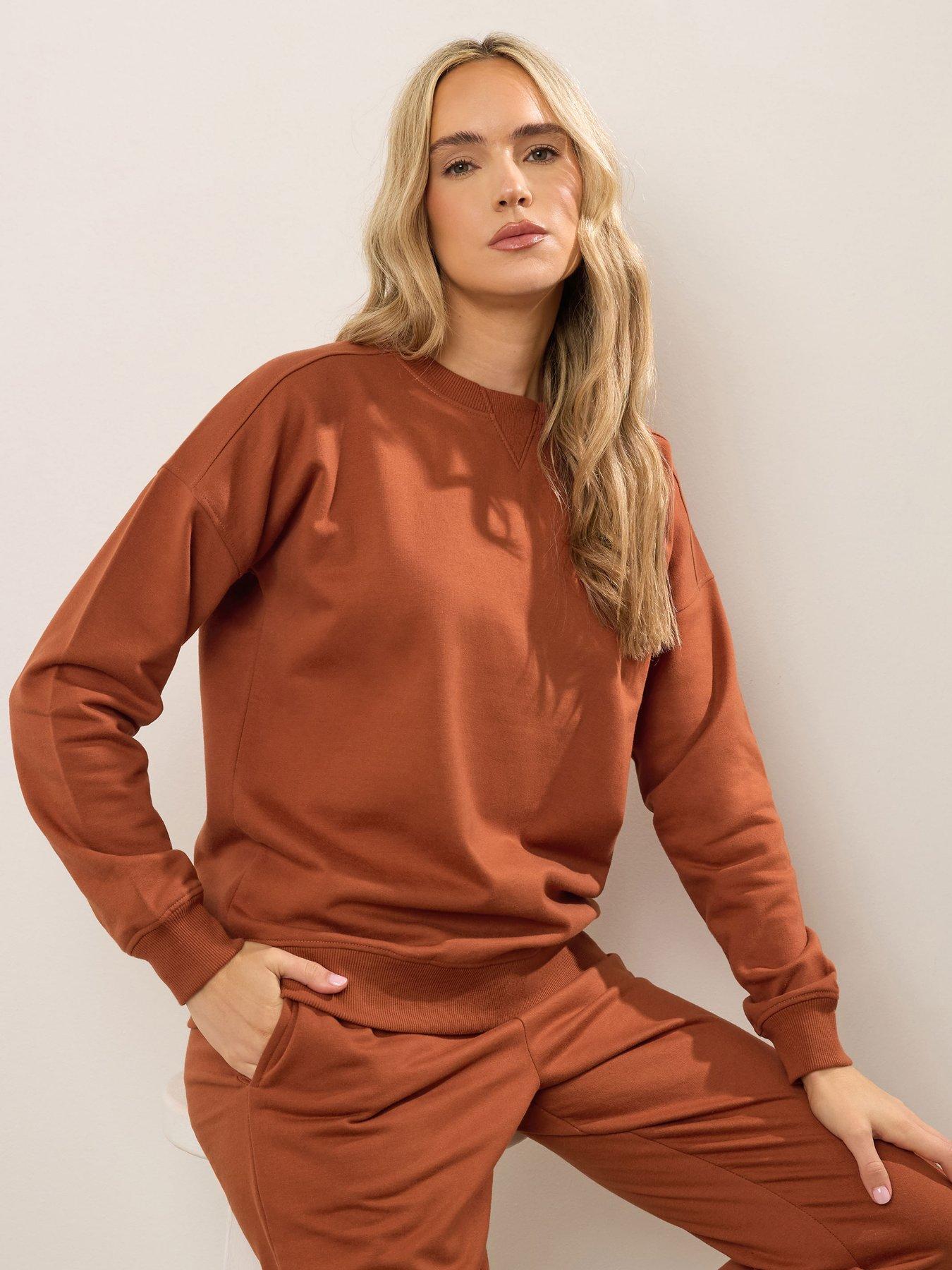 Long Tall Sally Crew Neck Sweatshirt - Orange | Very