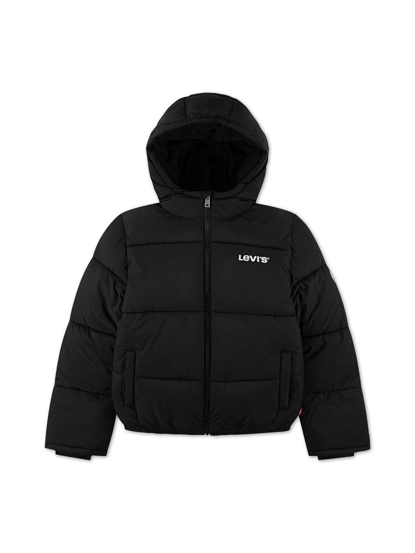 Levi's Boys Padded Jacket - Black | Very