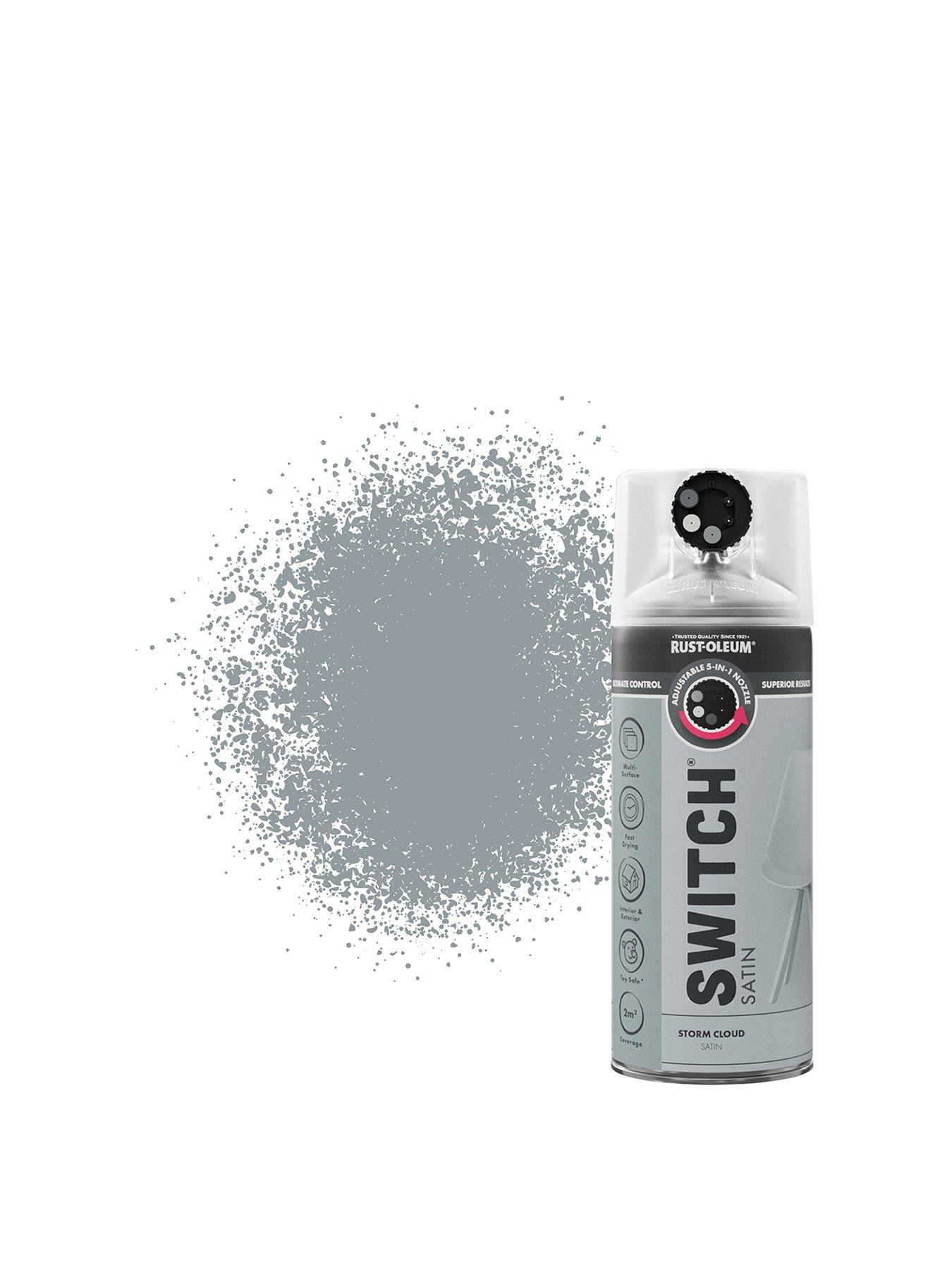 Rust-Oleum Switch Spray Paint 400ml Storm Cloud Satin | Very